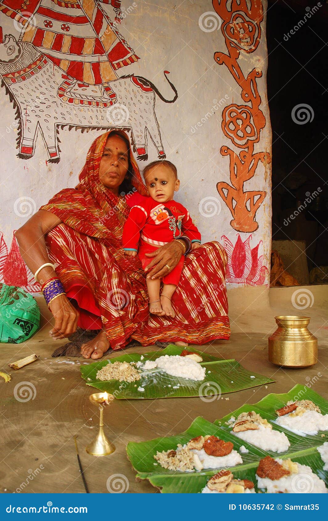 Madhubani Painting in Bihar-India Editorial Photography - Image of ...