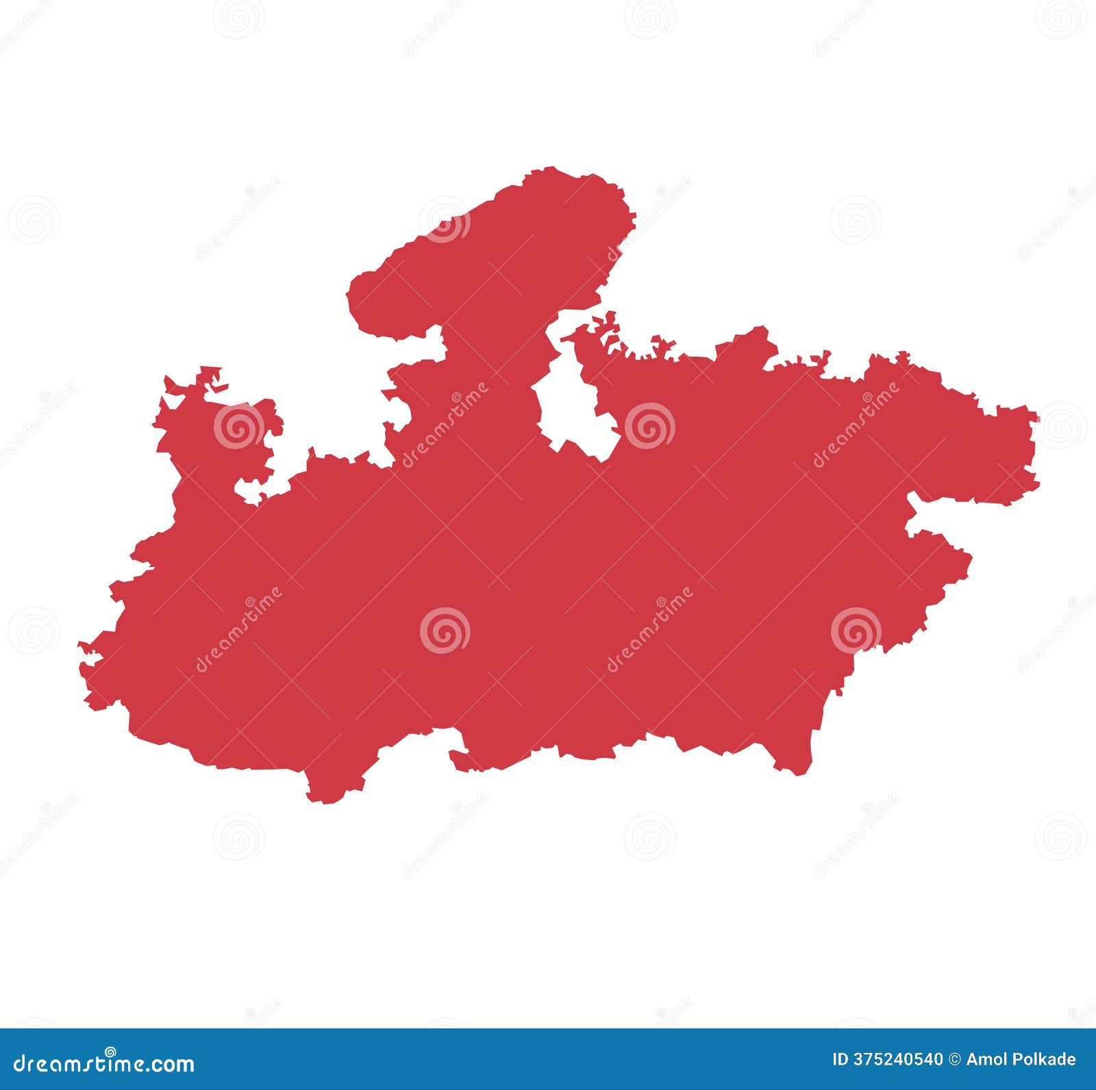 Madhya Pradesh Map. Political And Administrative Map Of Madhya Pradesh ...