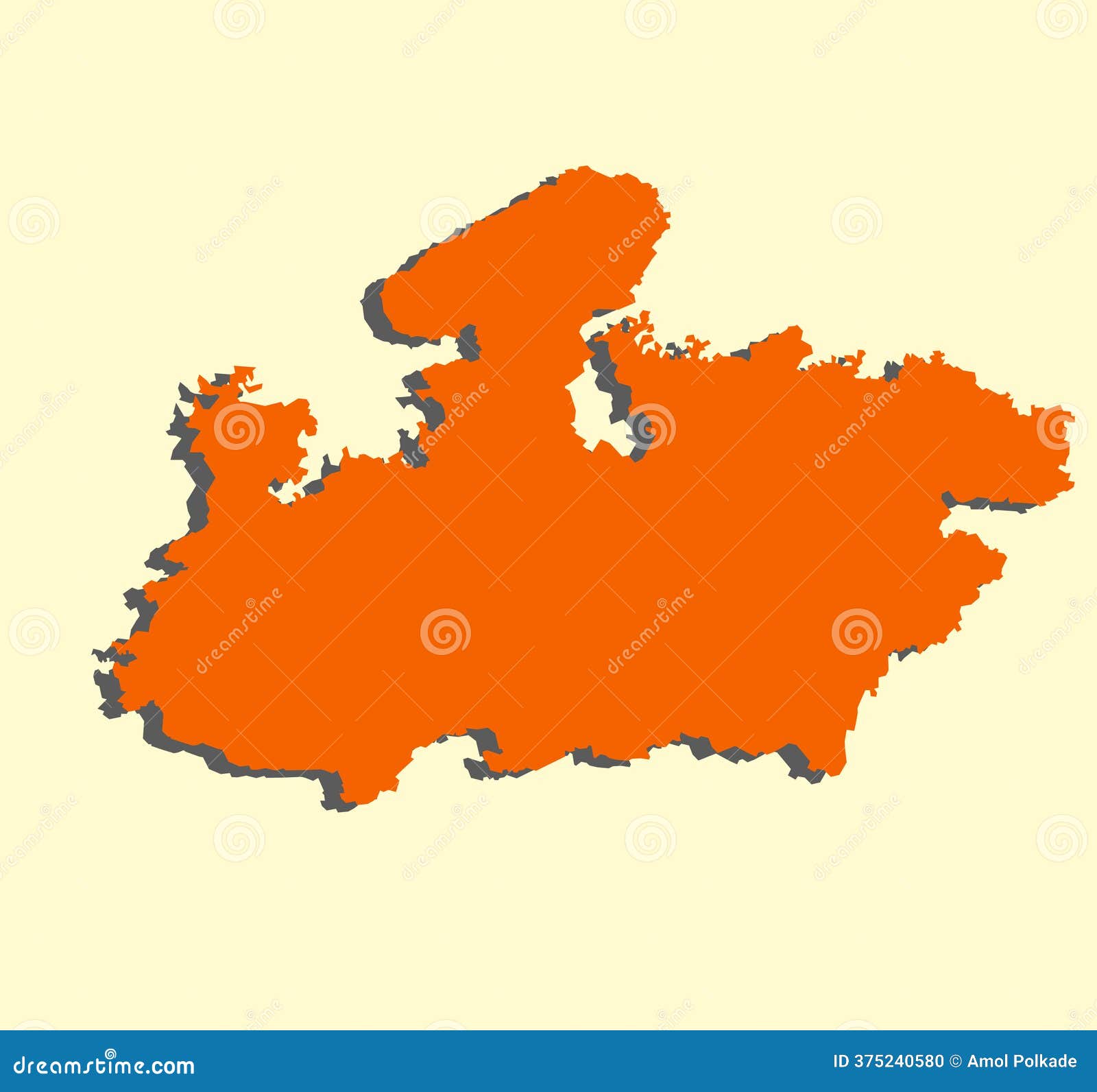 Madhya Pradesh Map. Political And Administrative Map Of Madhya Pradesh ...