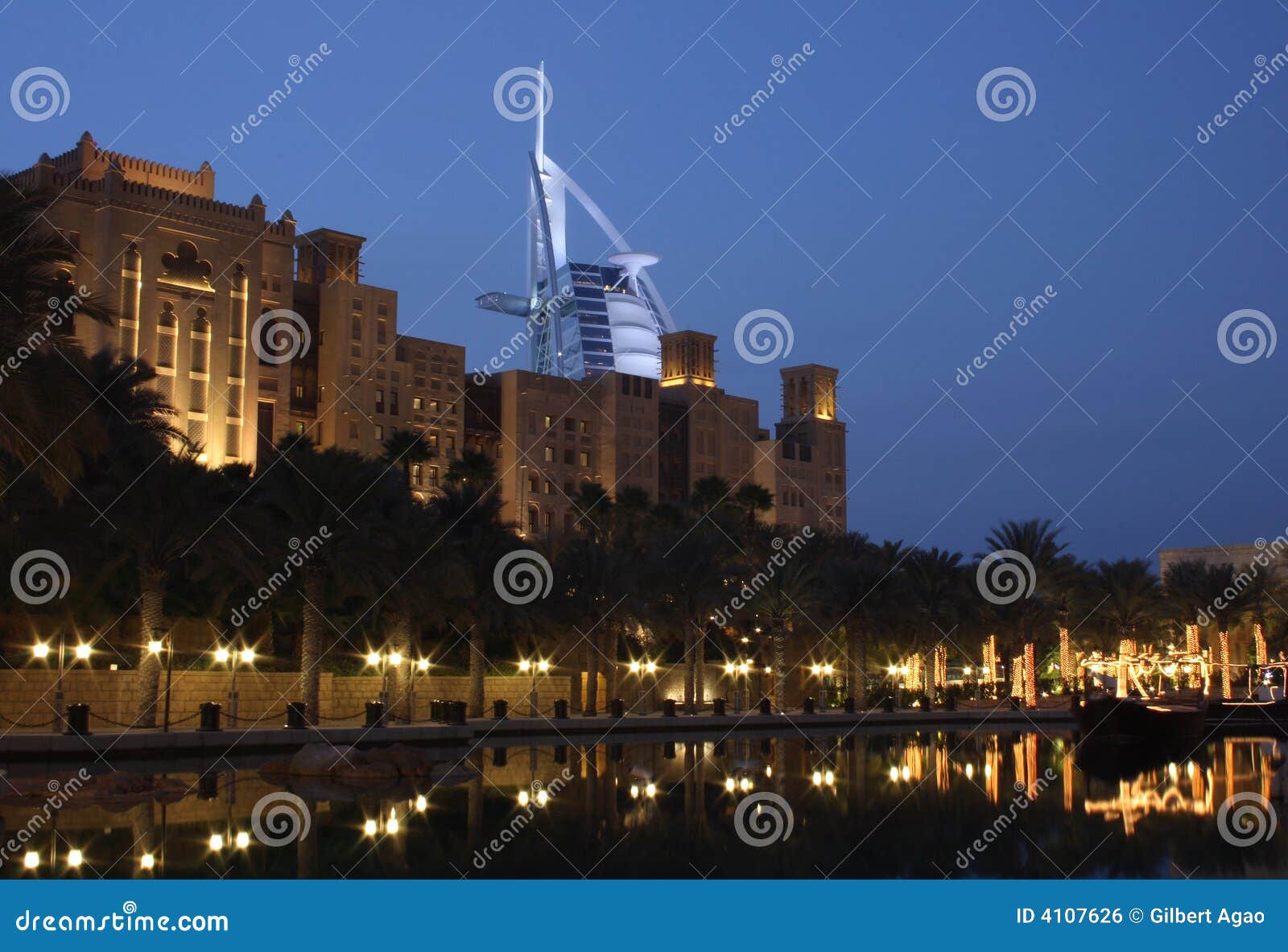 Madinat Jumeirah stock photo. Image of madinat, architecture - 4107626