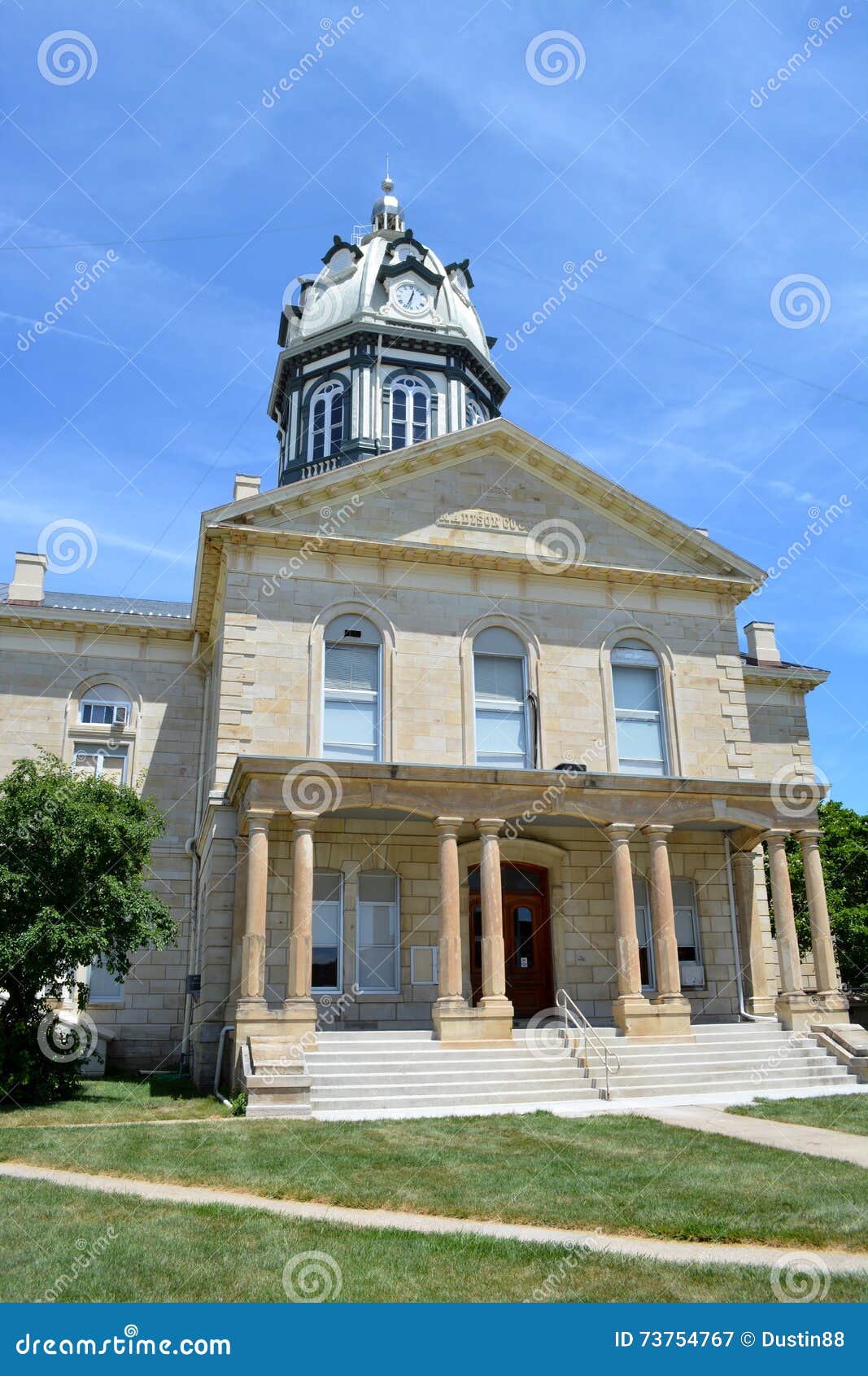 Madison County Courthouse Winterset Iowa Stock Image - Image of house ...