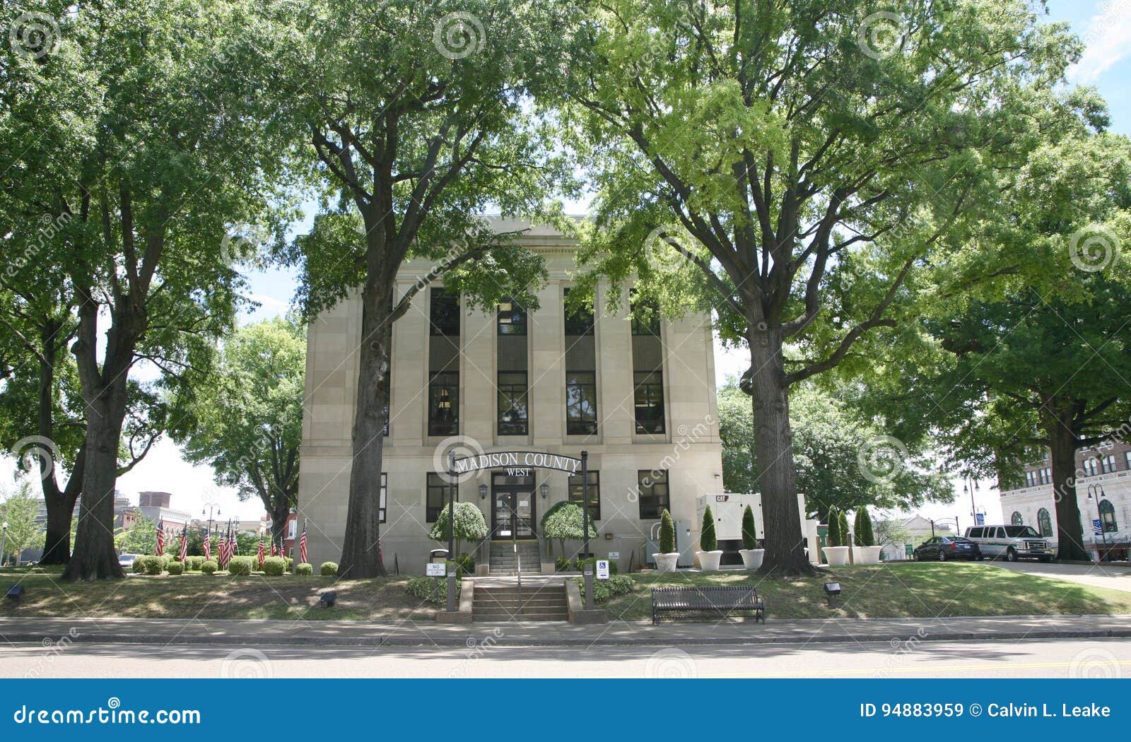 Madison County West Courthouse Imagen de archivo editorial - Imagen de ...