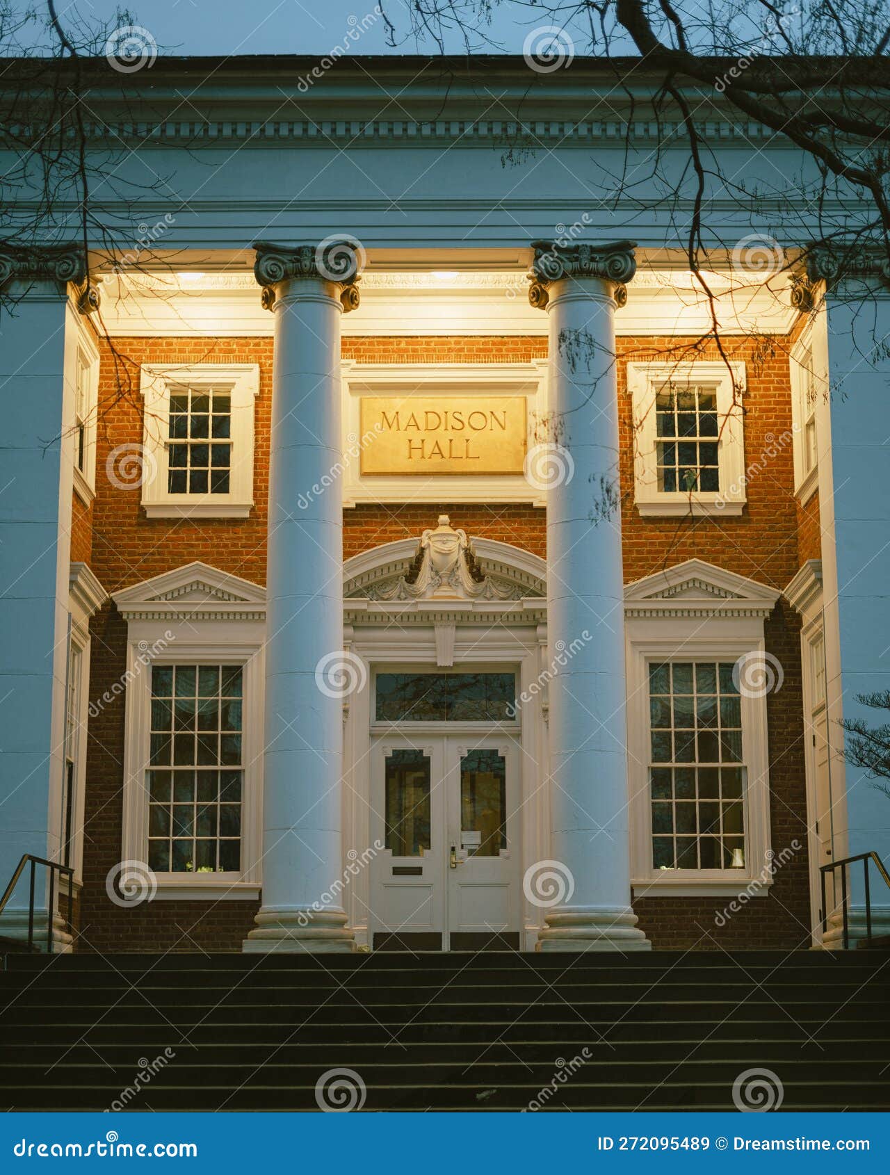 Madison Hall at University of Virginia, Charlottesville, Virginia Stock ...