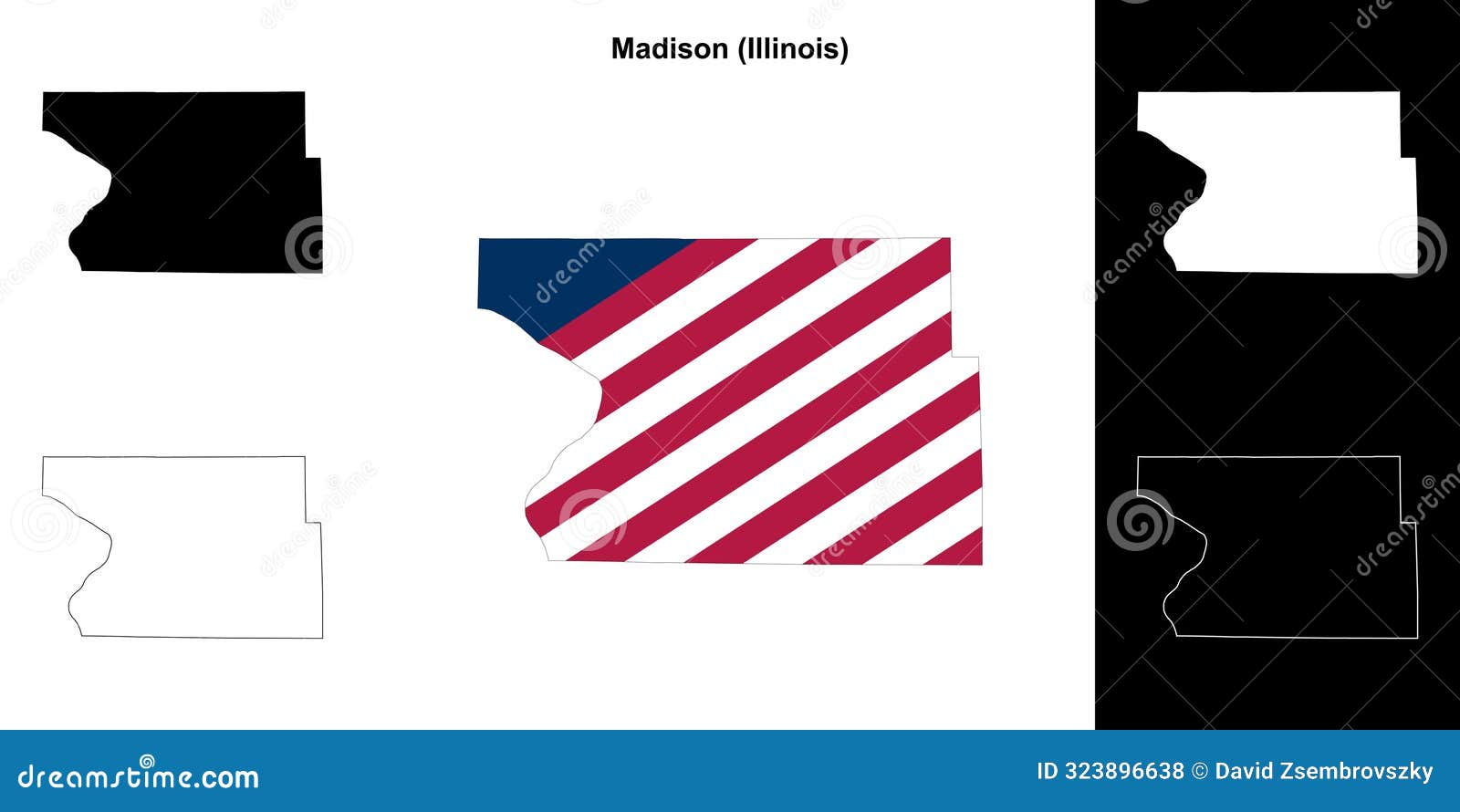 Madison outline map stock illustration. Illustration of empty - 323896638