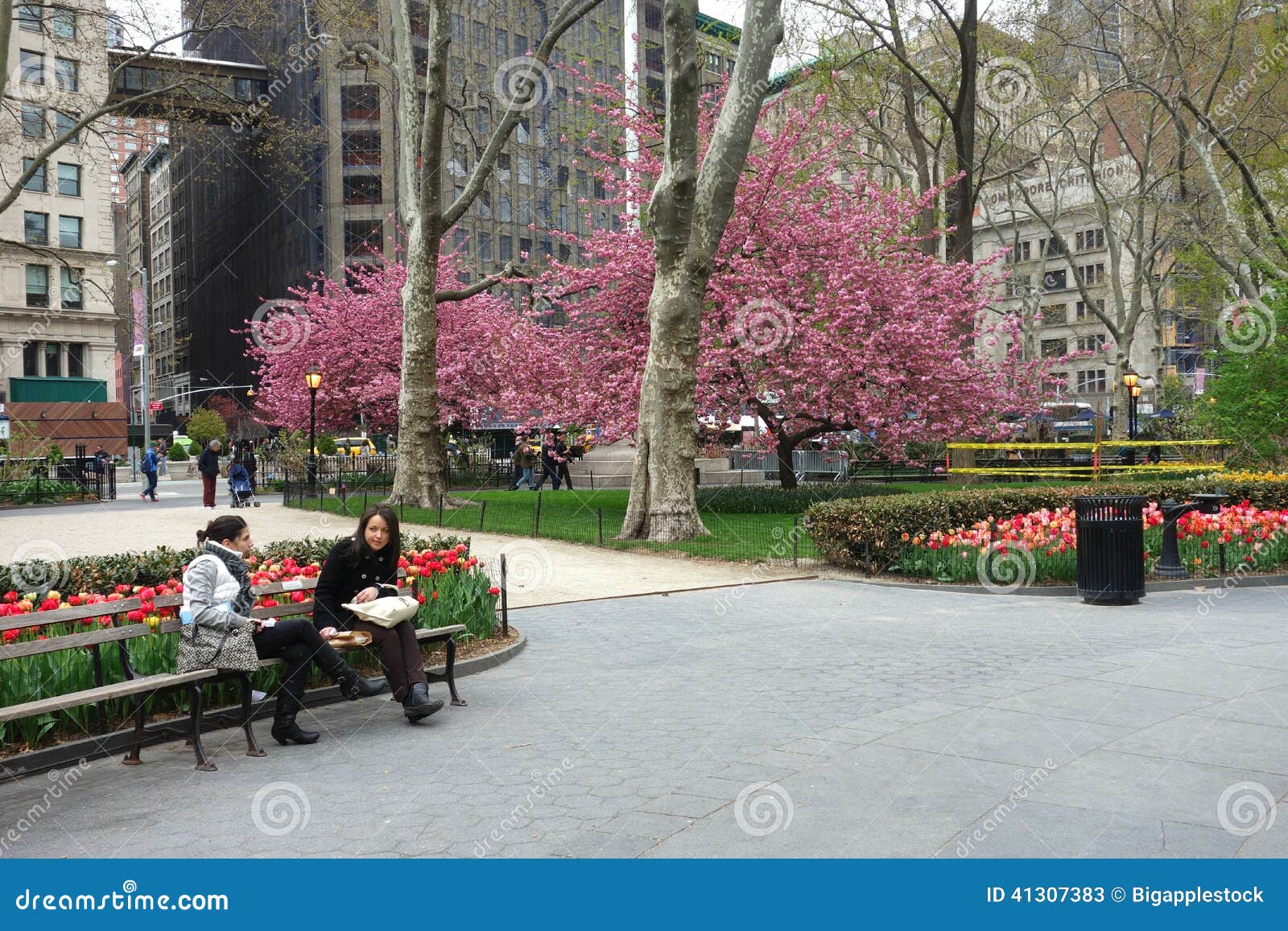 Madison Square Park in Springtime Editorial Stock Photo - Image of ...