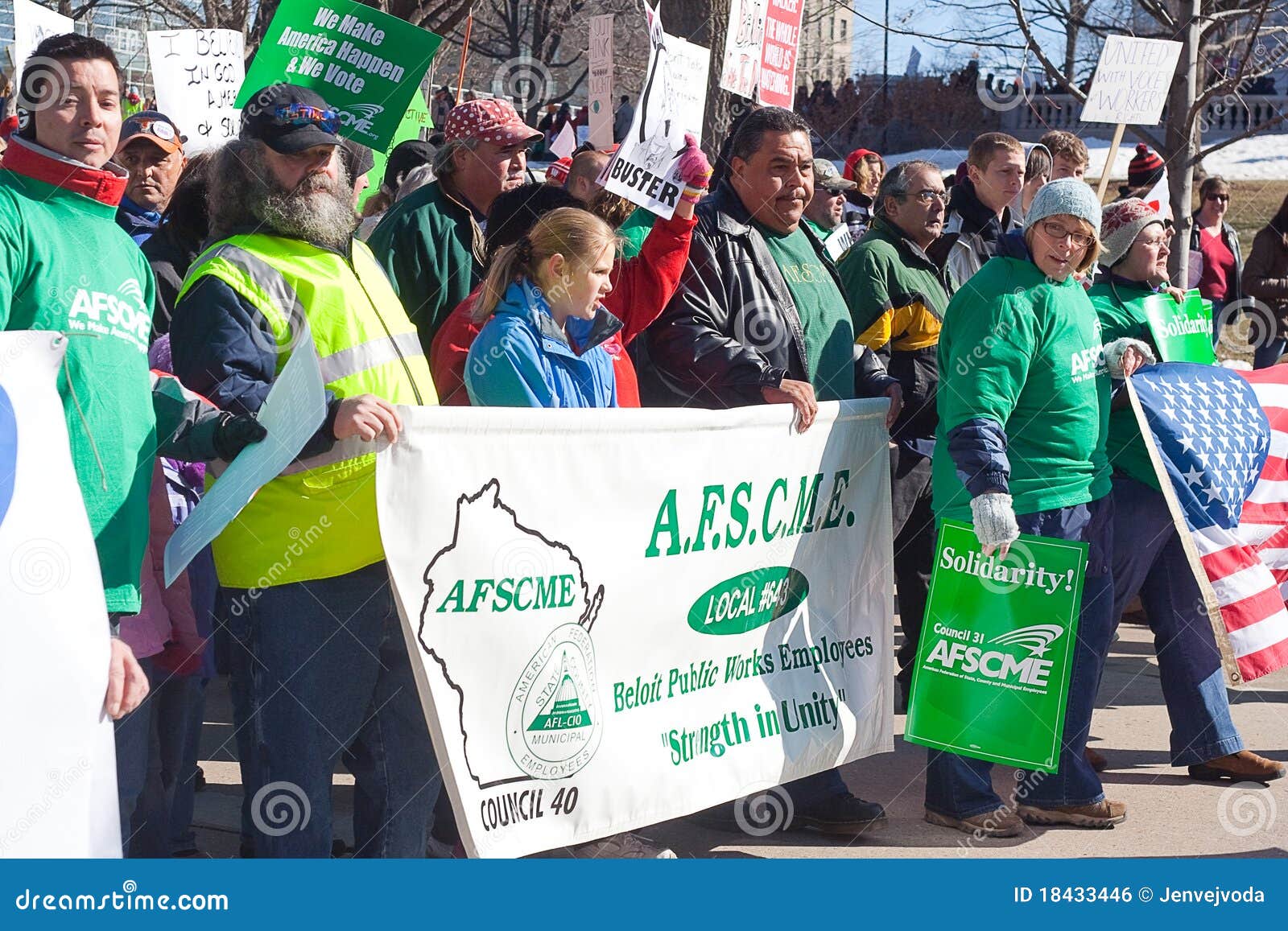 Madison Wisconsin Protests I Editorial Photo - Image of protests ...