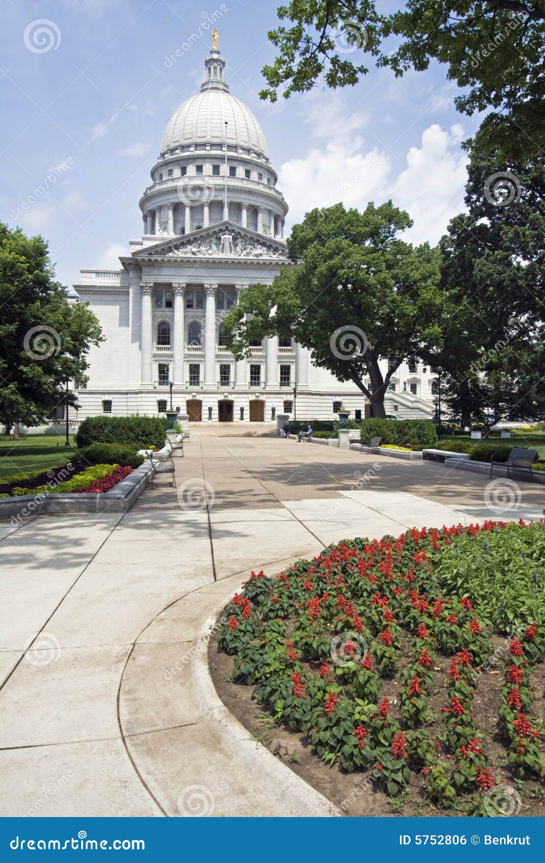 Madison, Wisconsin - State Capitol Stock Photo - Image of tourist ...