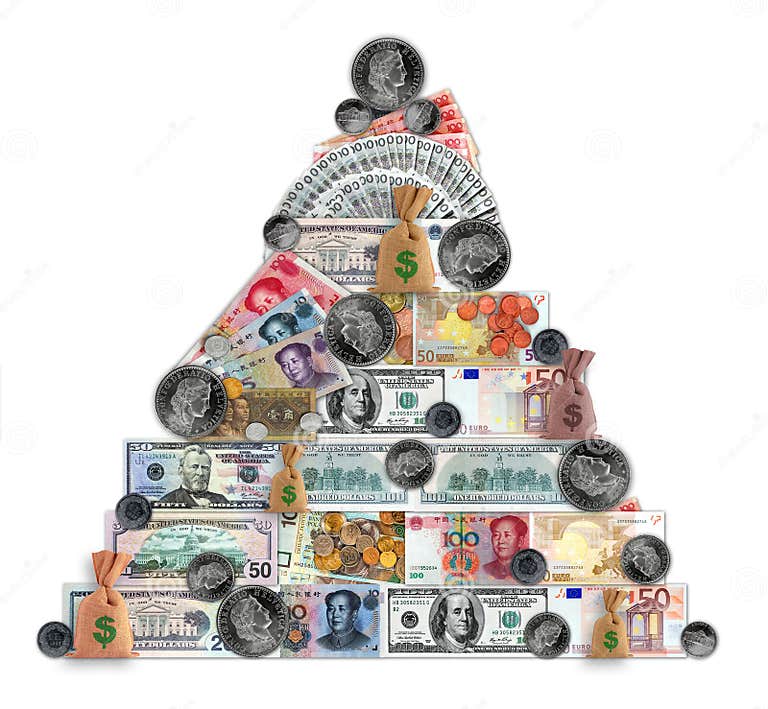 Madoff pyramid stock photo. Image of bank, madoff, dollar - 7688200