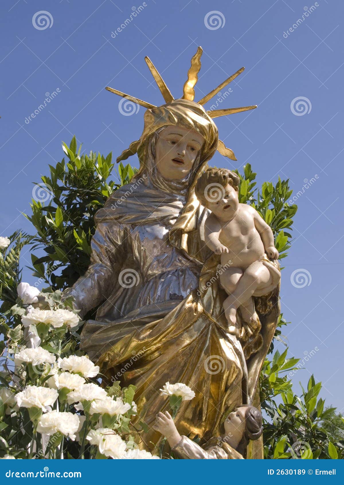 Madonna stock image. Image of monstrance, jesus, figure - 2630189