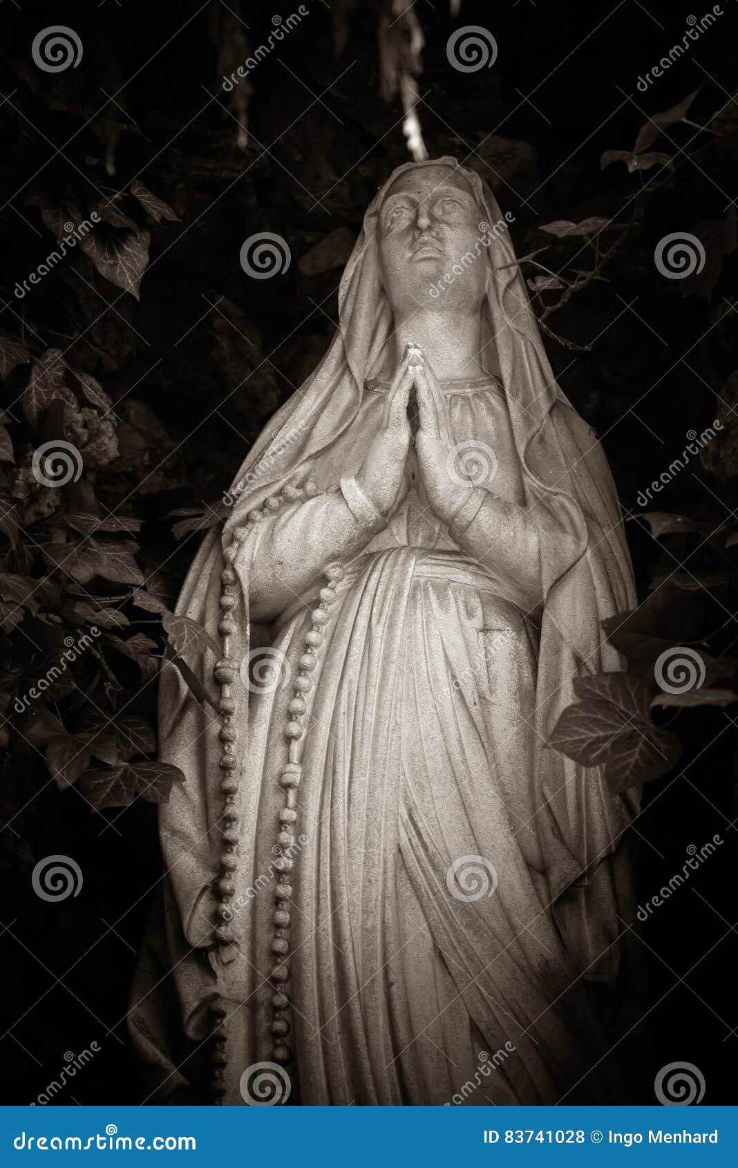 Madonna figure stock photo. Image of black, statue, madonna - 83741028