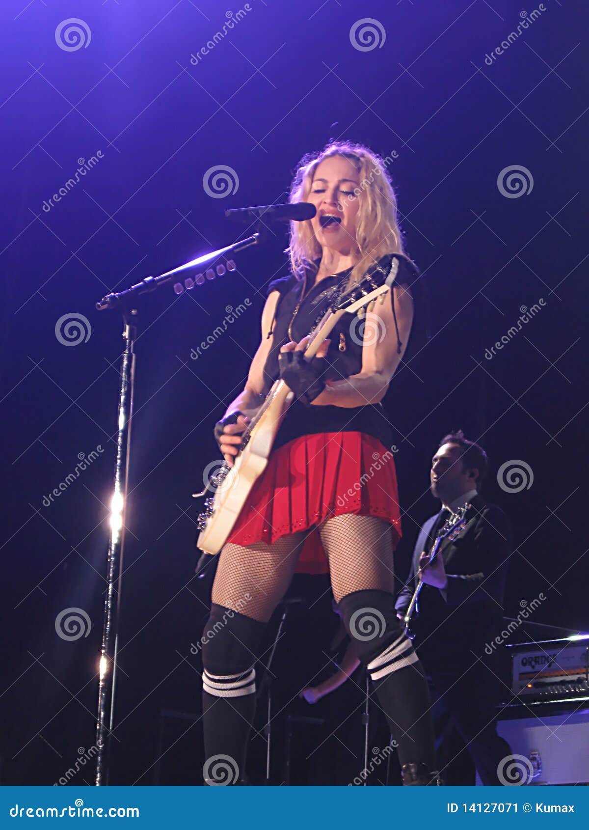 Madonna within the Live Concert Editorial Photo - Image of background ...