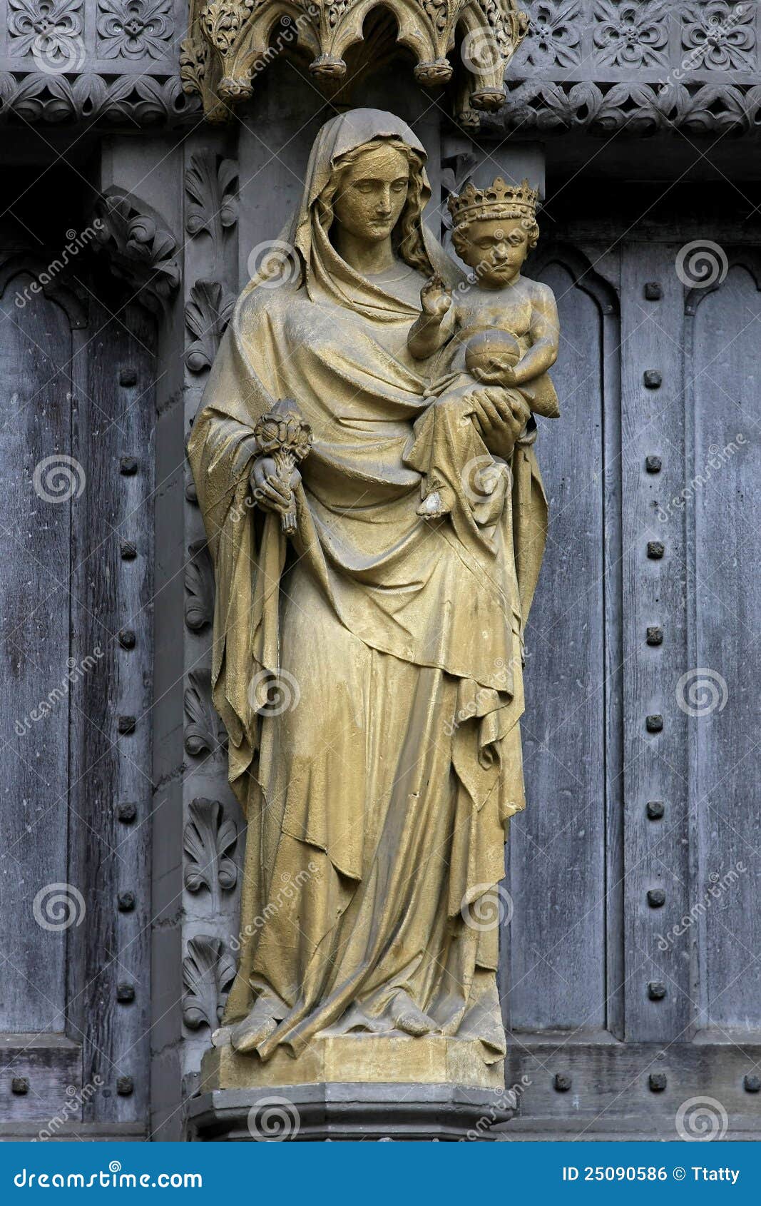 Madonna statue stock photo. Image of church, marble, saint - 25090586