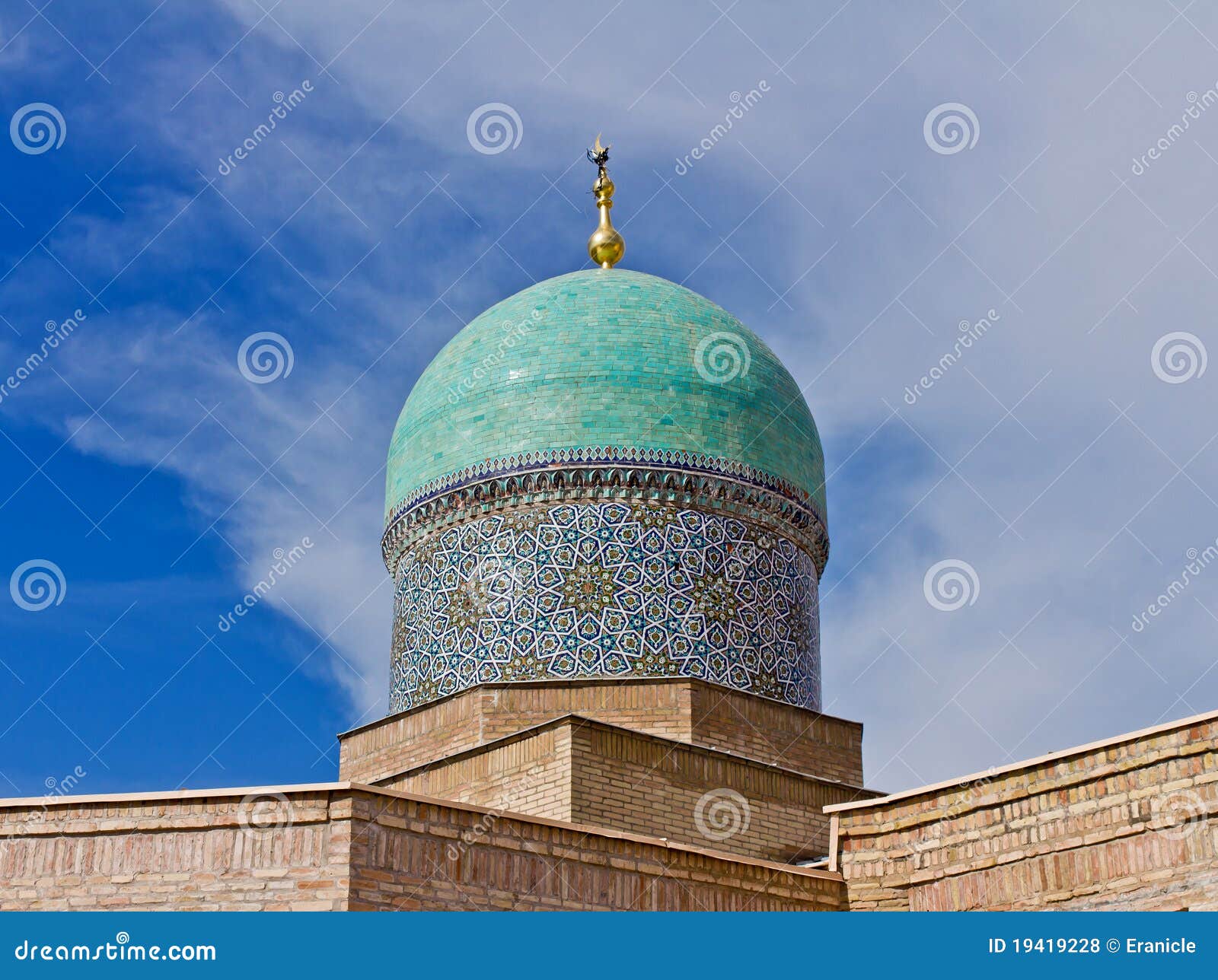 Madrasah dome stock photo. Image of architecture, islam - 19419228
