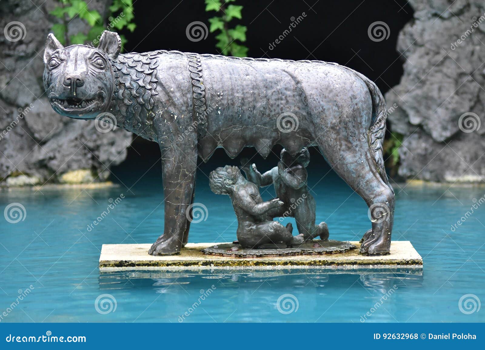 Madre Del Lobo De Romulus Y De Remus Foto de archivo - Imagen de lobo ...