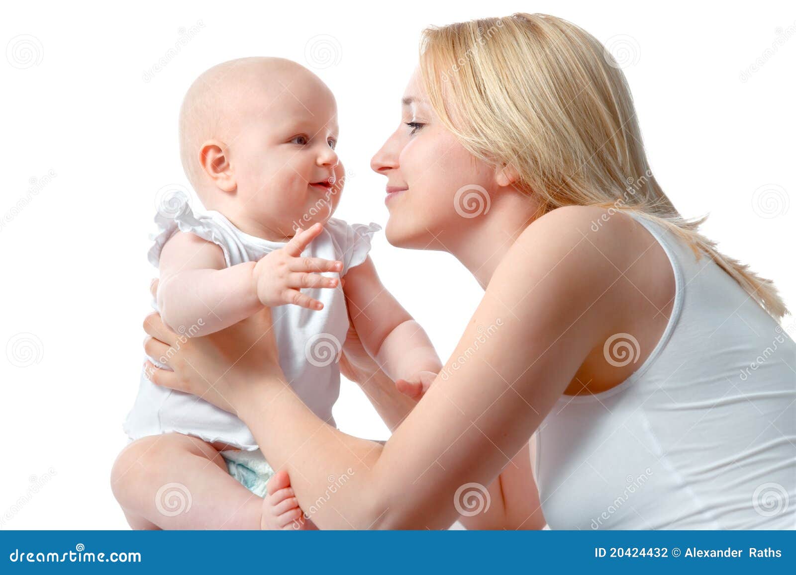 Madre y bebé foto de archivo. Imagen de mama, cuidado - 20424432