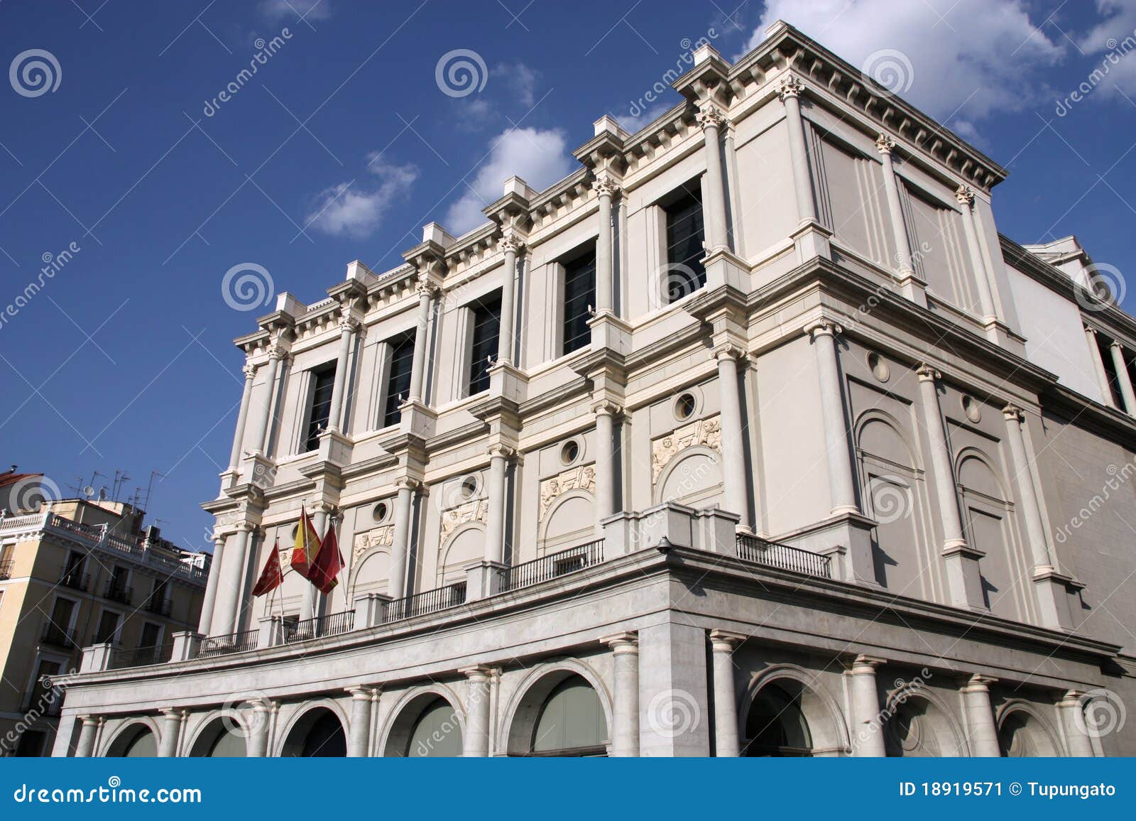 Madrid stock image. Image of opera, theatre, european - 18919571