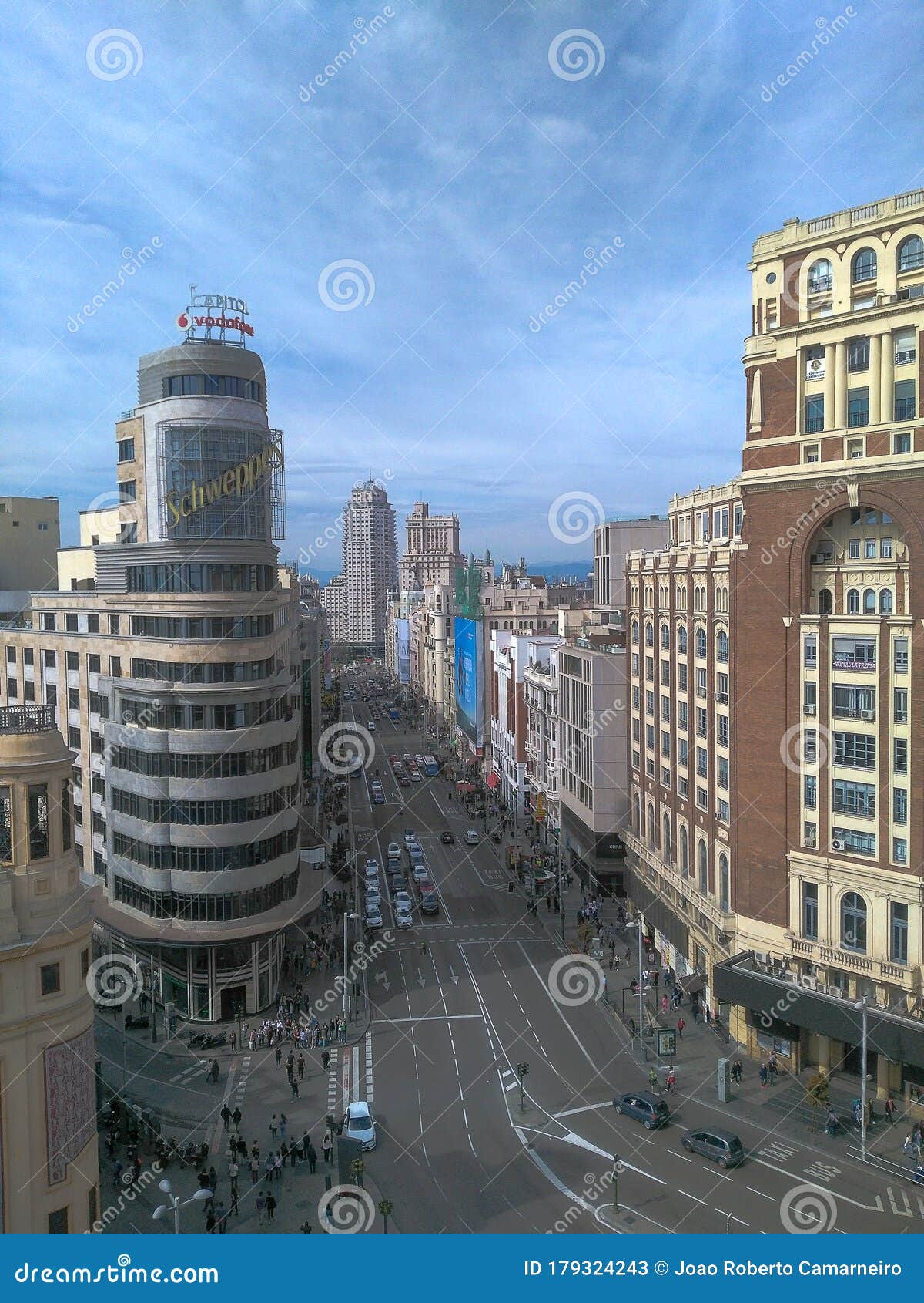Madrid aerial view, Spain editorial stock photo. Image of travel ...