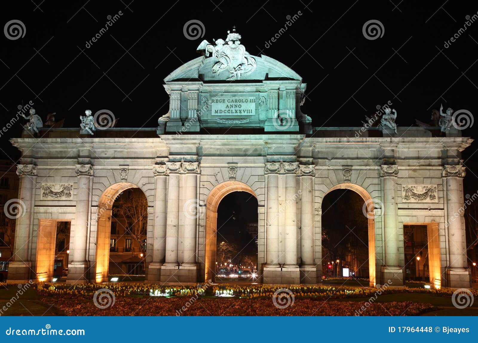Madrid - Alcala Gate stock photo. Image of madrid, western - 17964448