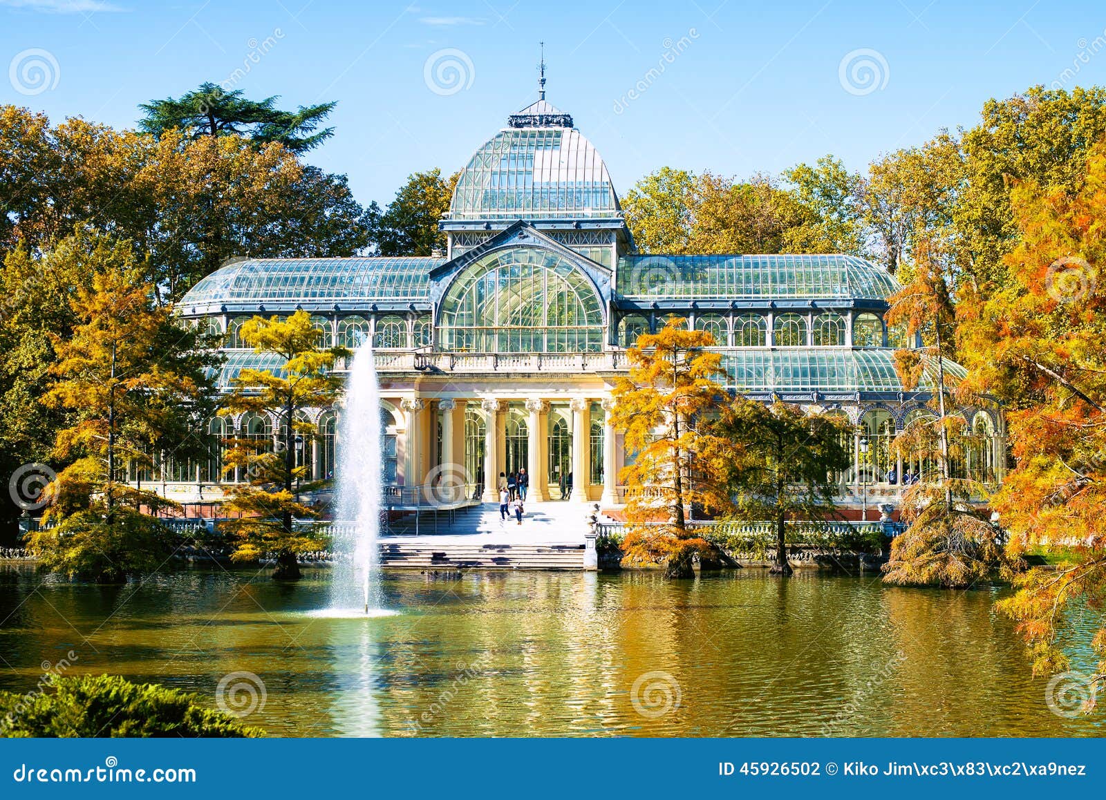 Madrid, Crystal Palace in Retiro Park Stock Photo - Image of palacio ...