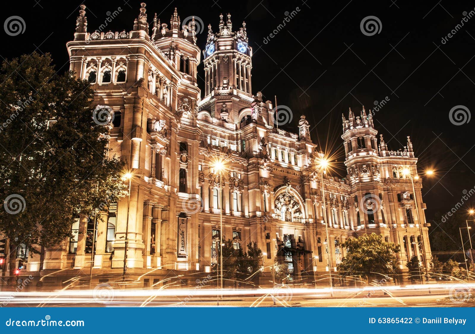 Monuments Of Madrid. Sightseeing Of Spain. Travel Around Europe ...