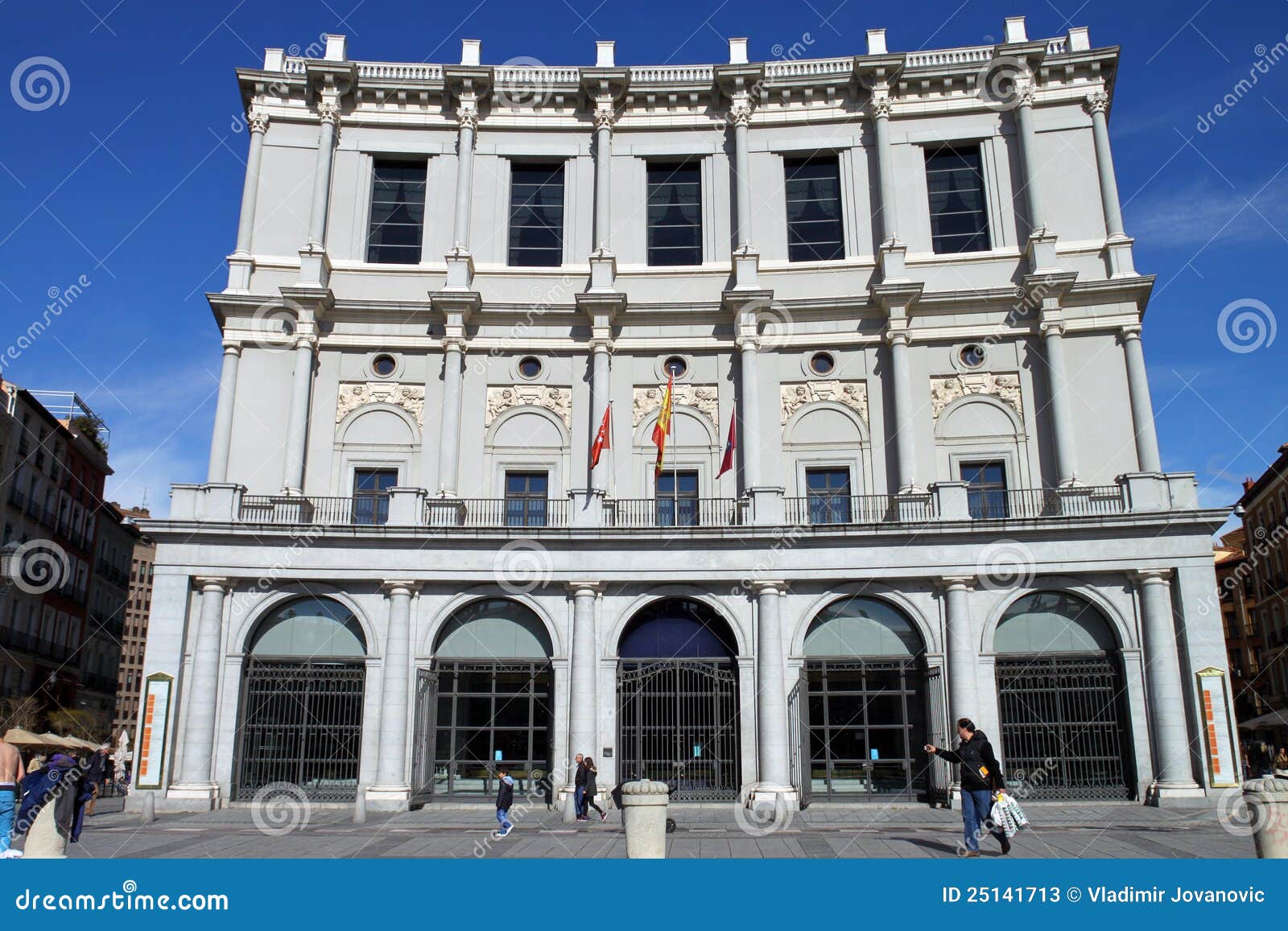 Madrid Opera editorial stock photo. Image of spanish - 25141713