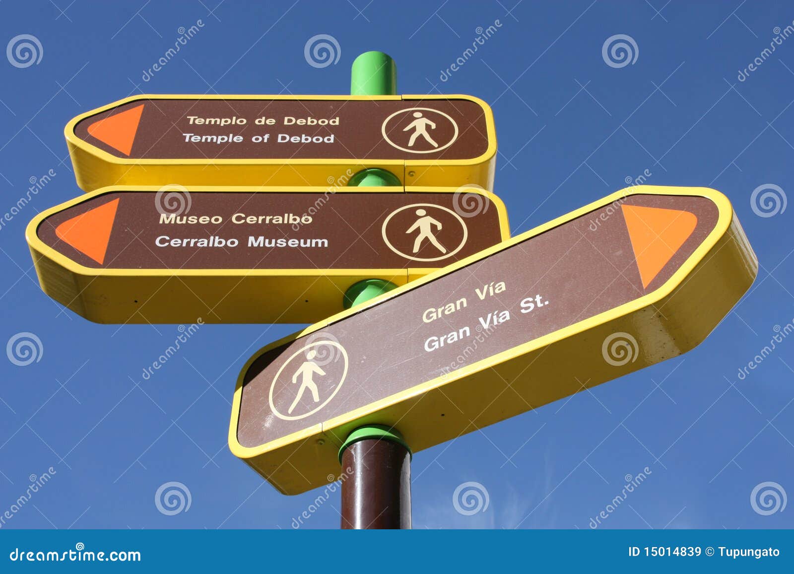 Madrid signs stock image. Image of landmarks, travel - 15014839