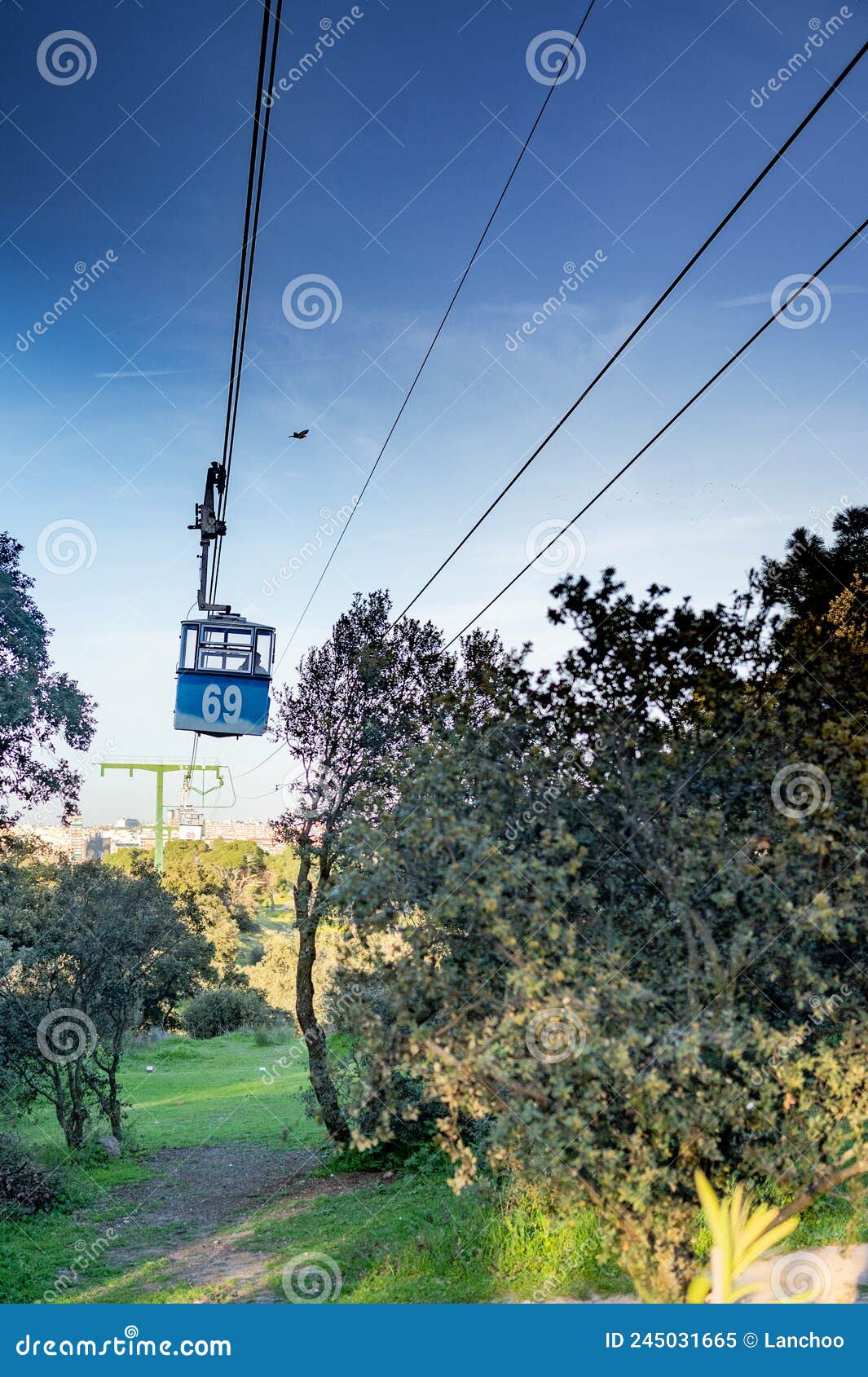 Madrid Spain. April 07, 2022: Madrid Cable Car Editorial Image - Image ...