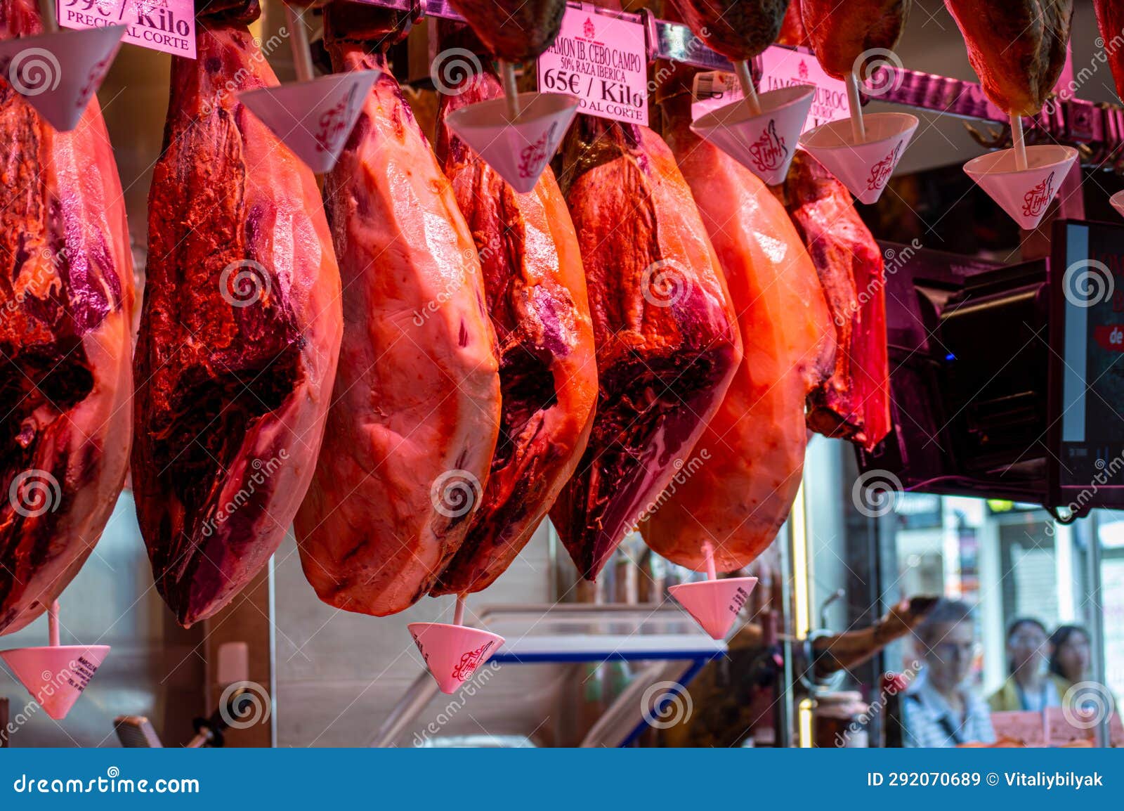 Jamon Museum and Shop in Madrid, Spain Editorial Stock Image - Image of ...