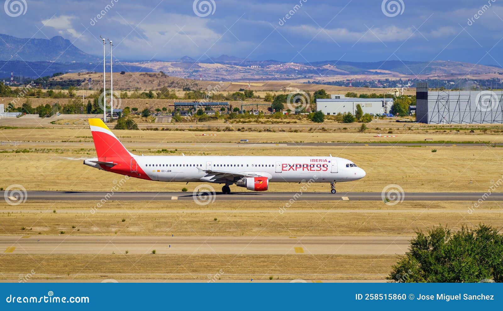 Madrid, Spain, October 30, 2022: Iberia S Plane on the Airstrip, Ready ...