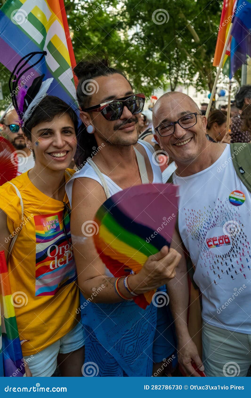 2023 07 01 Madrid, Spain. Pride Parade, this is the Climax of the ...