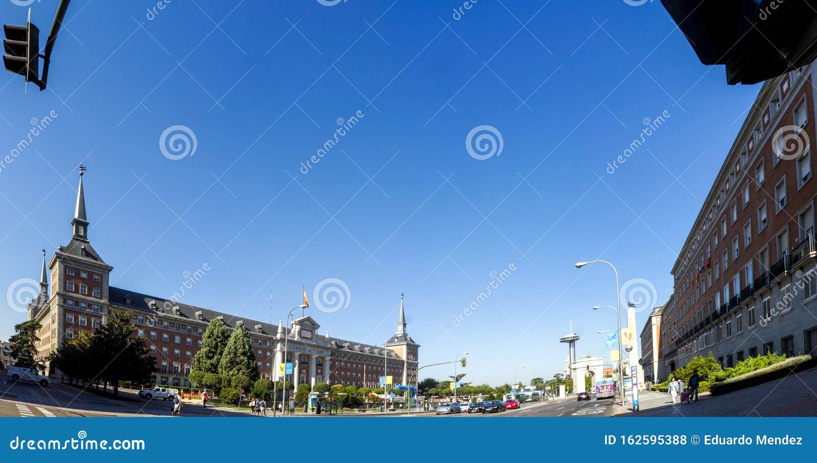 Madrid Victory Arch in La Moncloa, Madrid, Spain Editorial Stock Photo ...