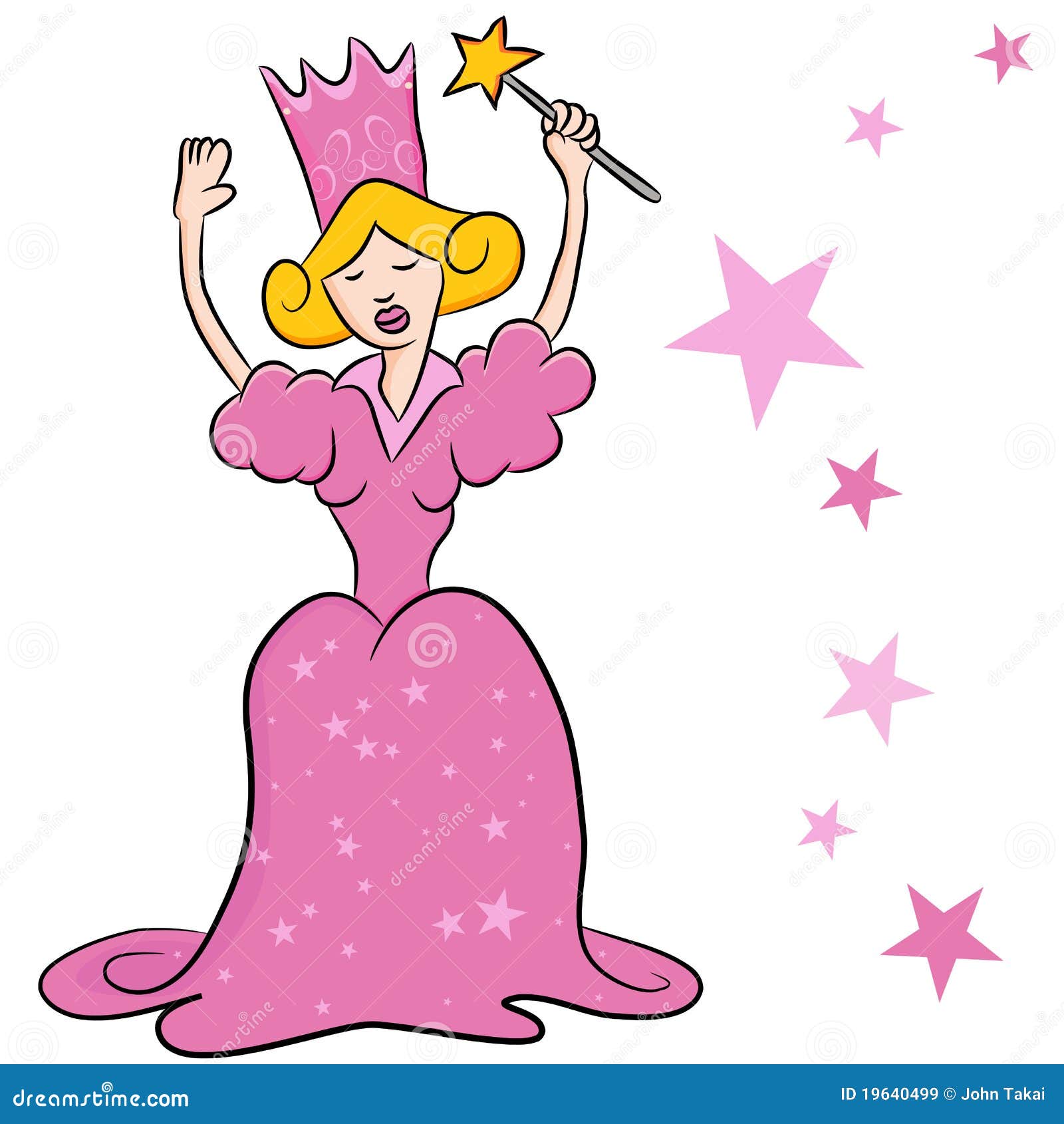 Madrina de hadas ilustración del vector. Ilustración de magia - 19640499