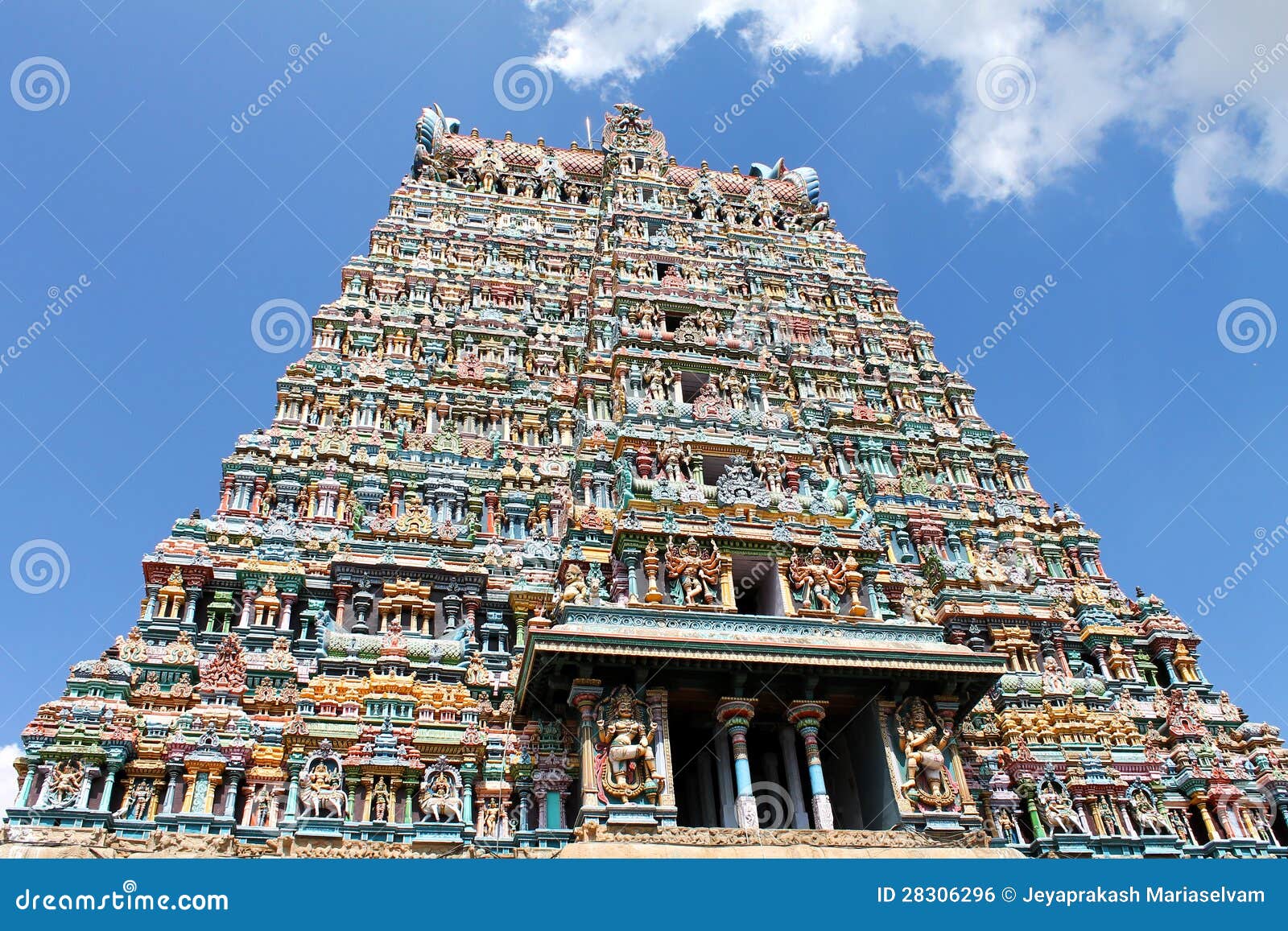 Madurai Meenakshi Temple stock photo. Image of temple - 28306296