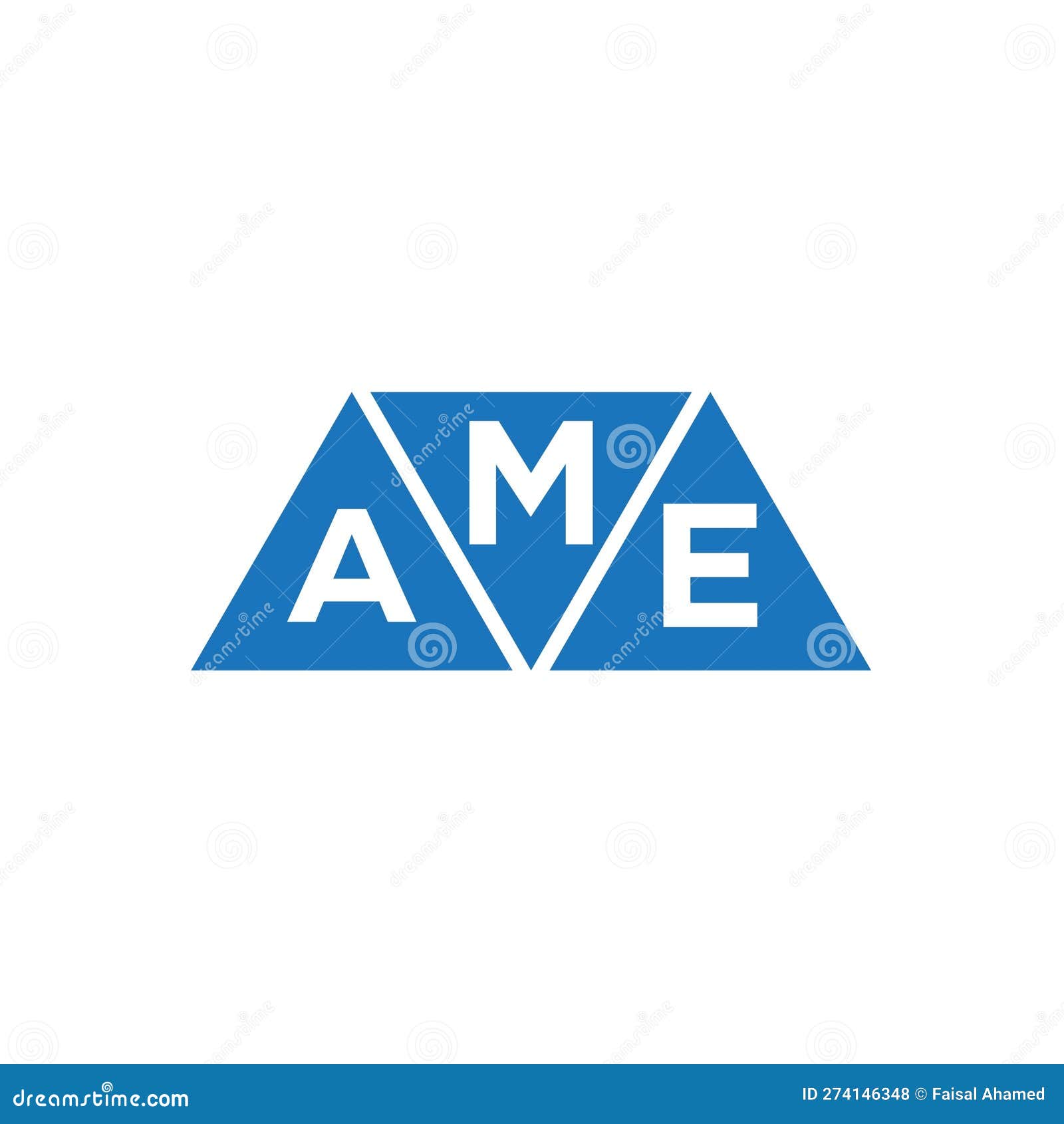 MAE Abstract Initial Logo Design on White Background. MAE Creative ...