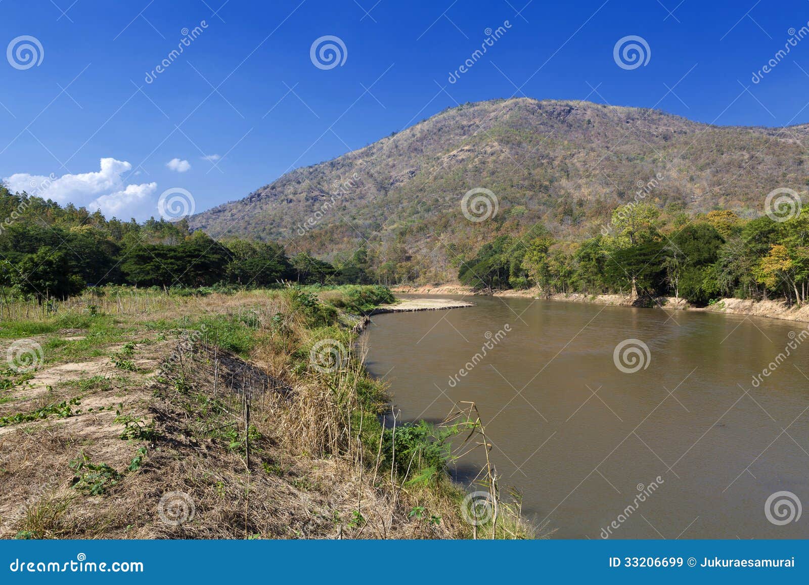 Mae Chaem river stock image. Image of dirt, country, chiangmai - 33206699