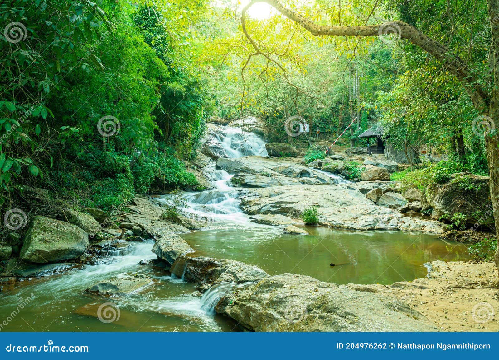 Mae Sa Waterfall in Thailand Stock Photo - Image of fall, nature: 204976262