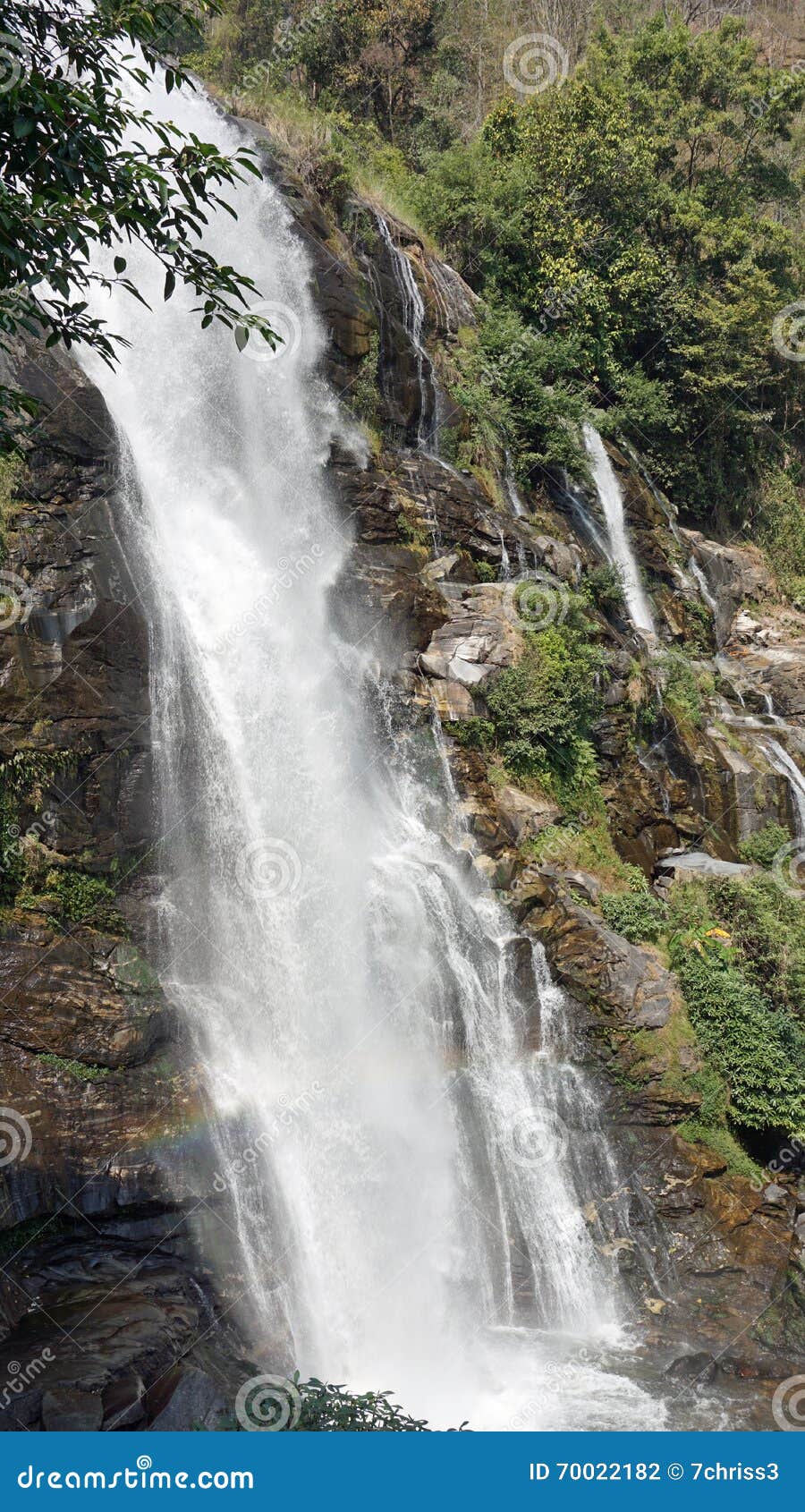 Mae ya waterfall stock photo. Image of river, asia, nature - 70022182