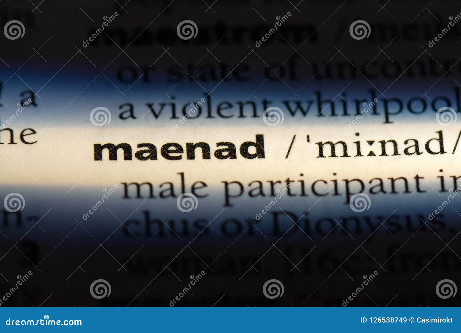 Maenad stock image. Image of info, printed, english - 126538749