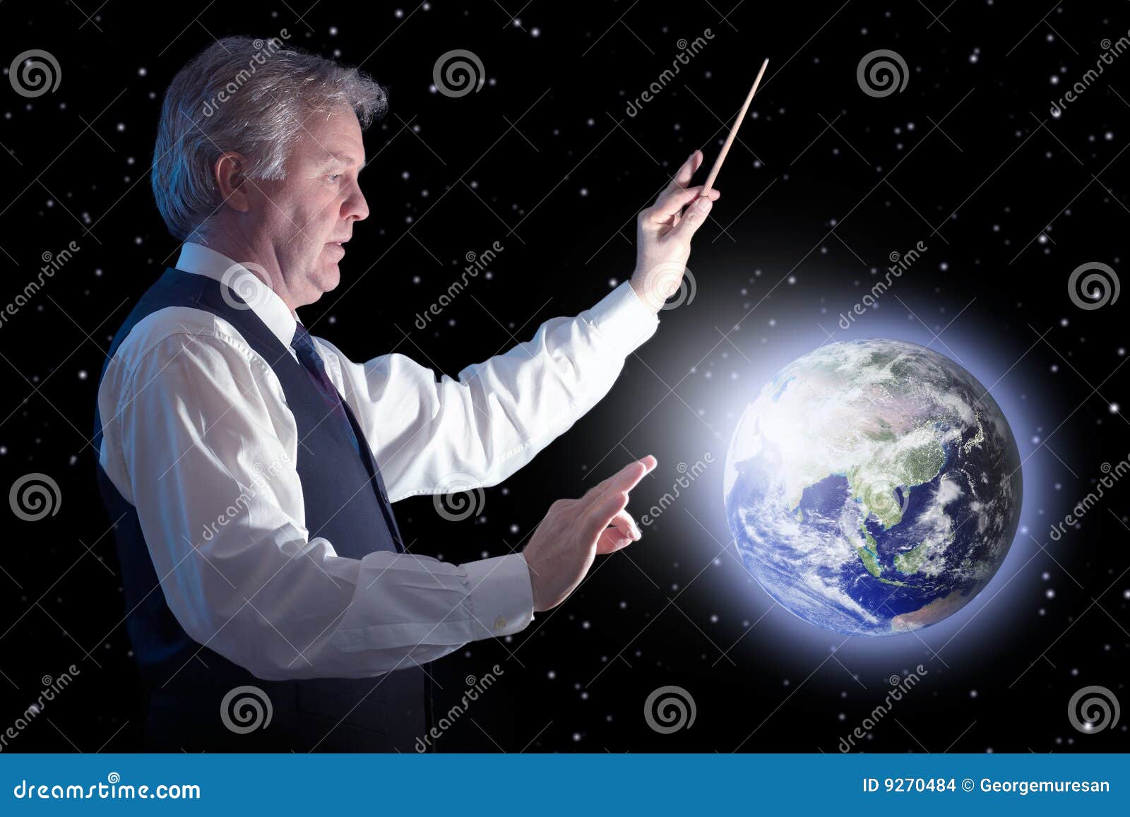 Maestro global foto de stock. Imagem de ativo, posse, esperto - 9270484