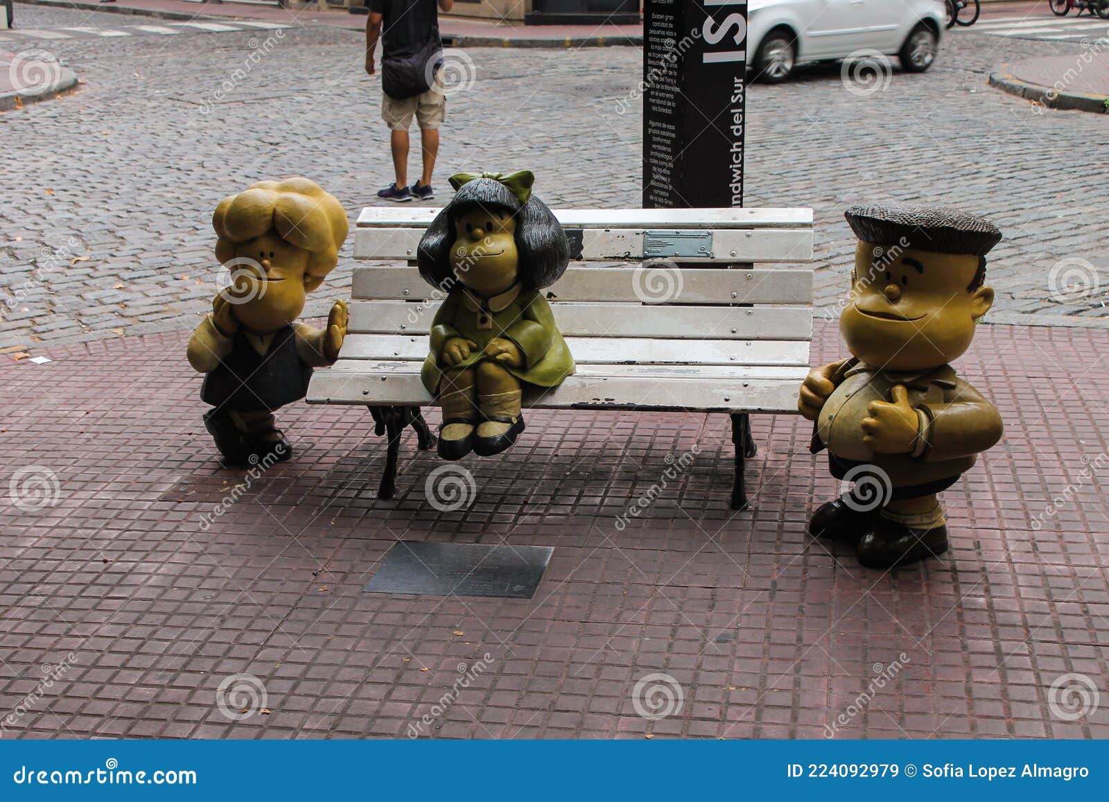 Mafalda Characters Street Sculptures Statue Editorial Stock Image ...