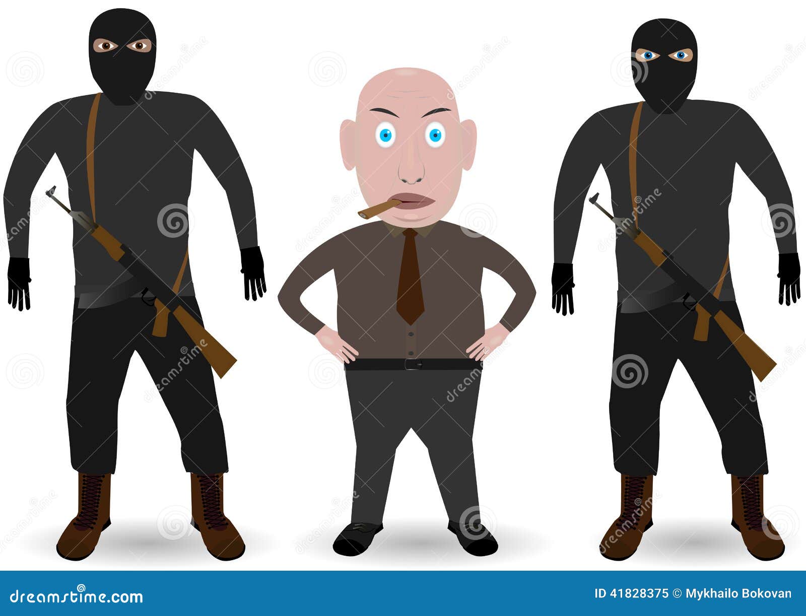 Mafia Boss Cartoon Vector | CartoonDealer.com #63302883