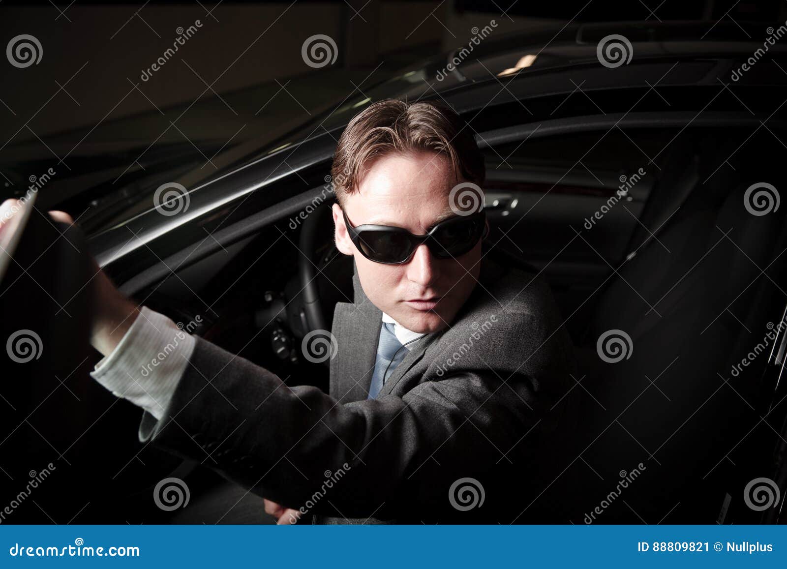 Mafia Driver stock image. Image of criminal, limousine - 88809821