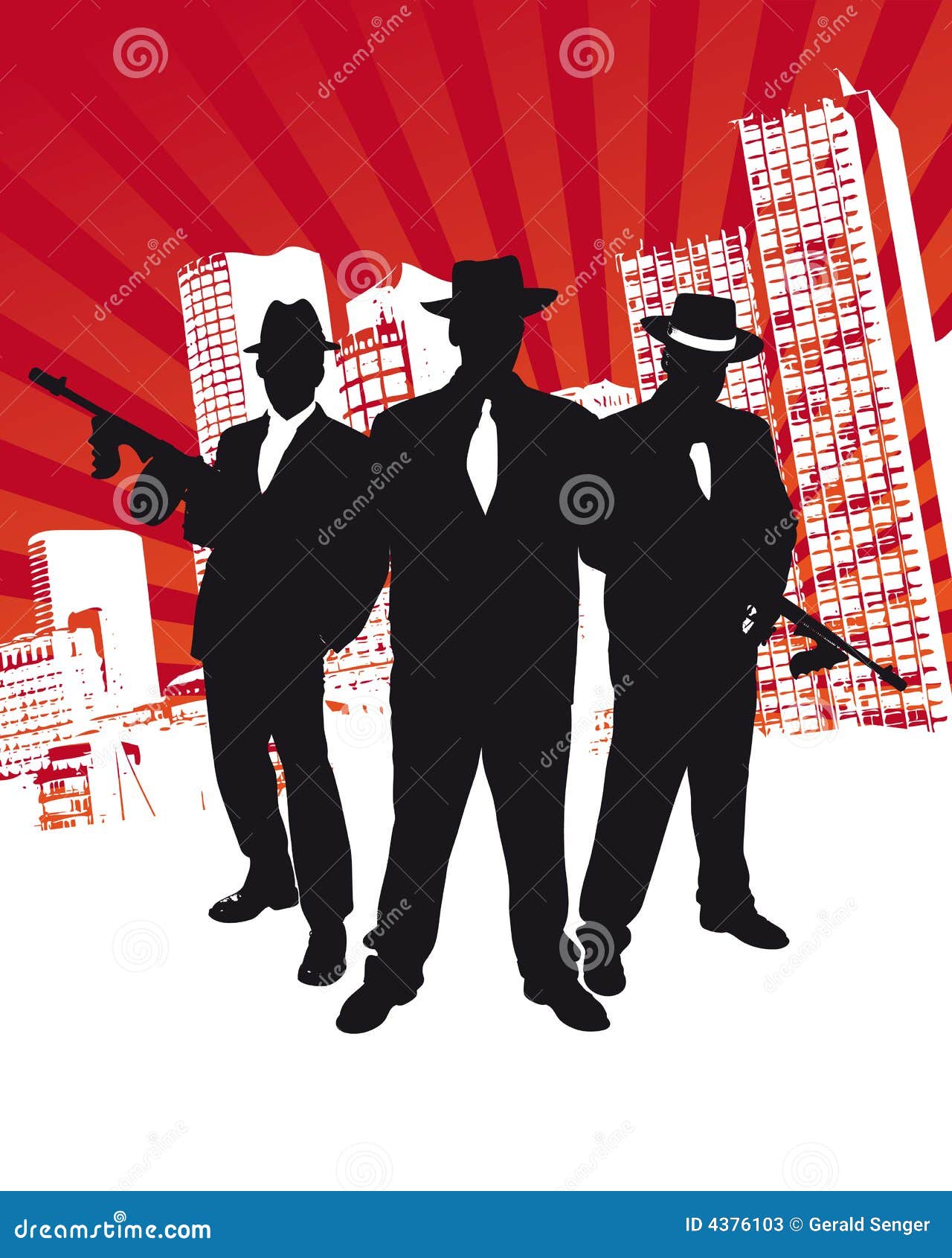 Mafia-Gruppe vektor abbildung. Illustration von klage - 4376103