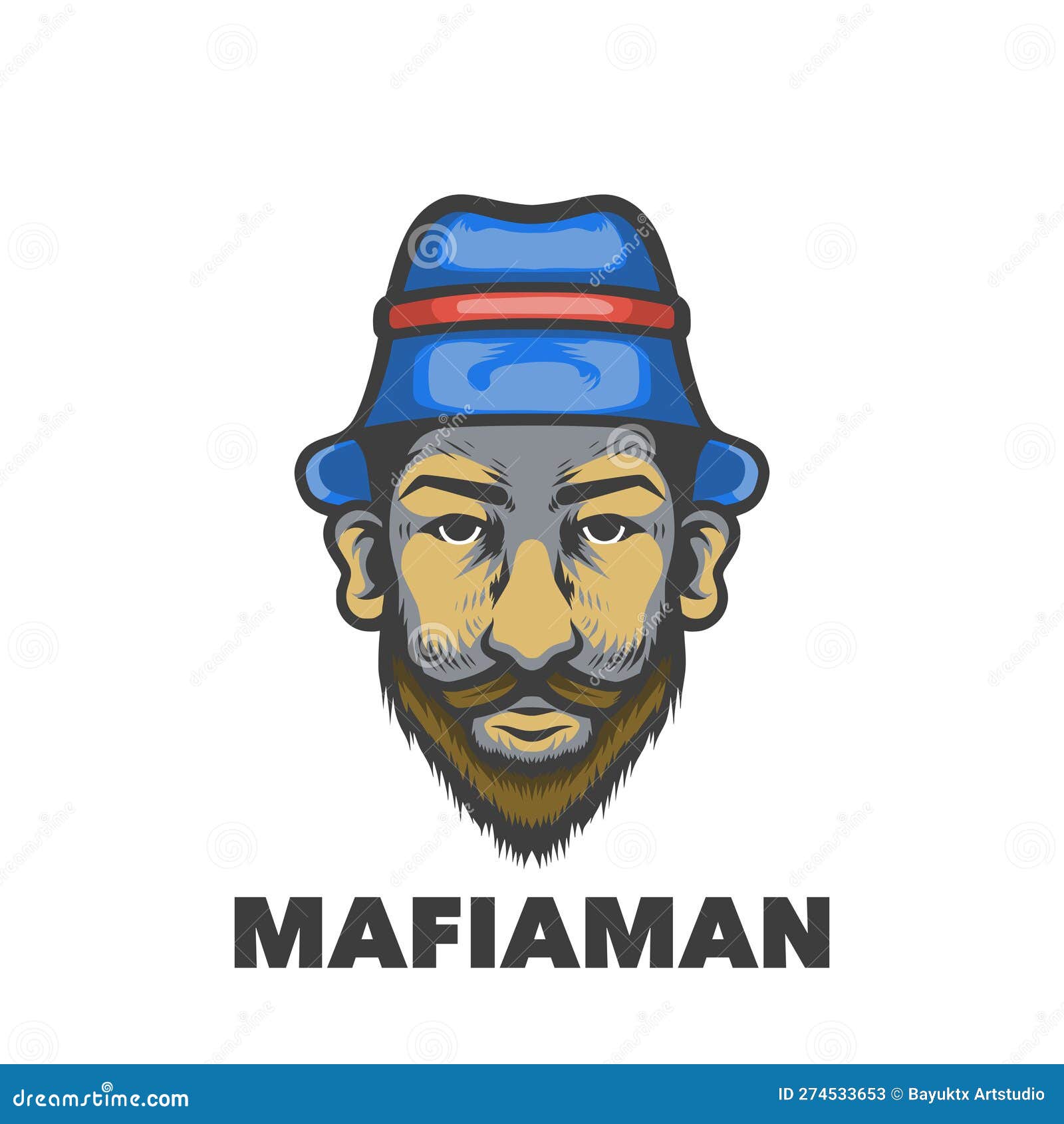 Mafia man stock vector. Illustration of advertising - 274533653