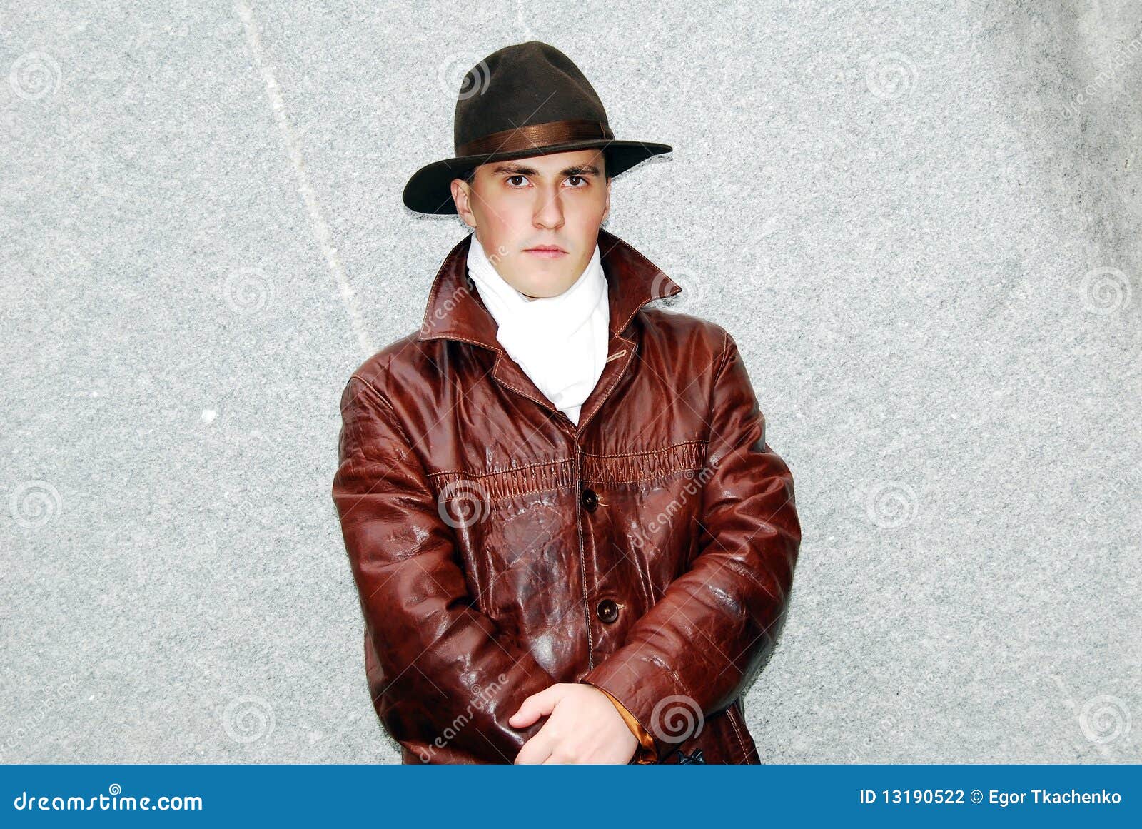 Mafia type with revolver. stock photo. Image of safety - 13190522