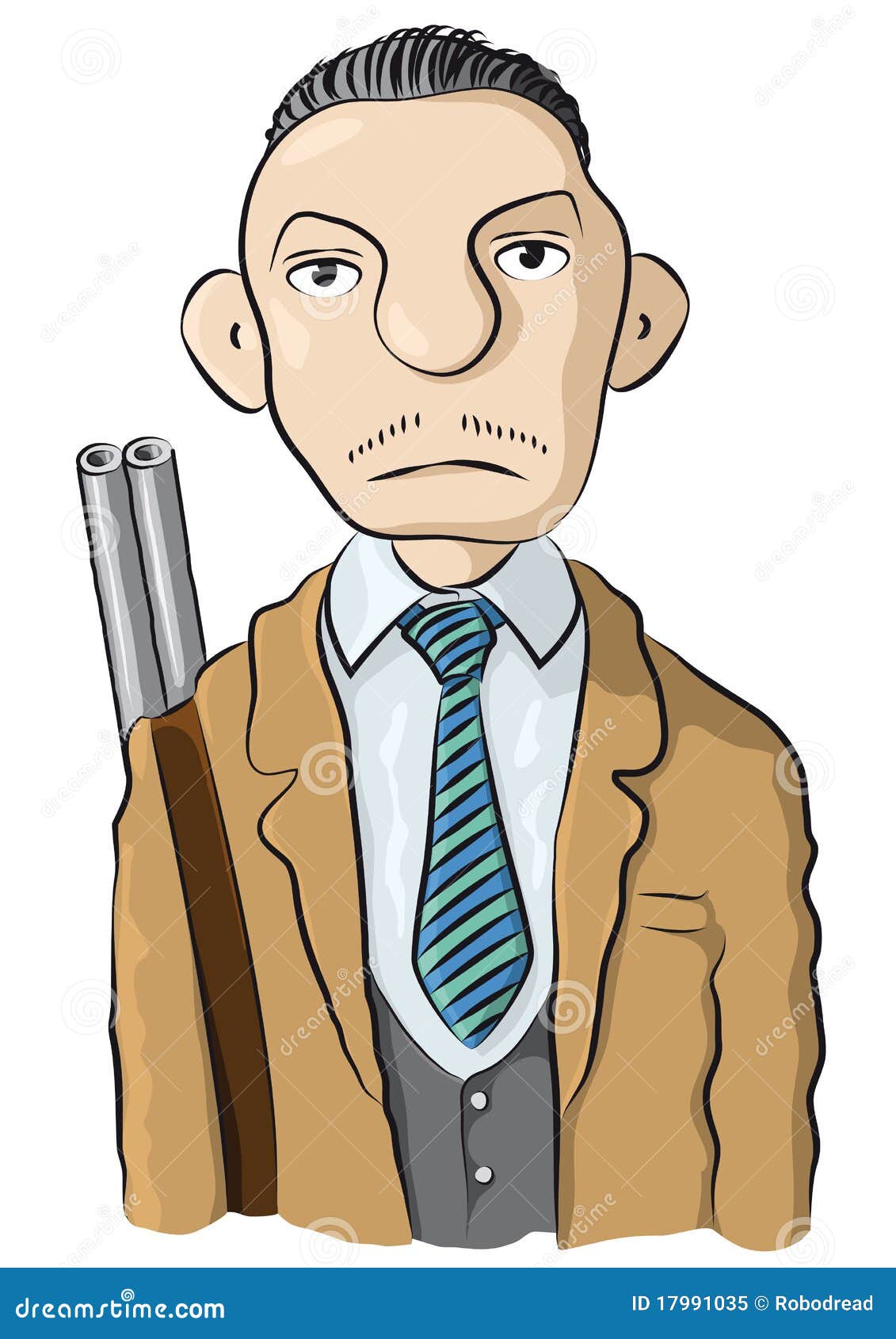 Mafioso stock vector. Illustration of organization, boss - 17991035