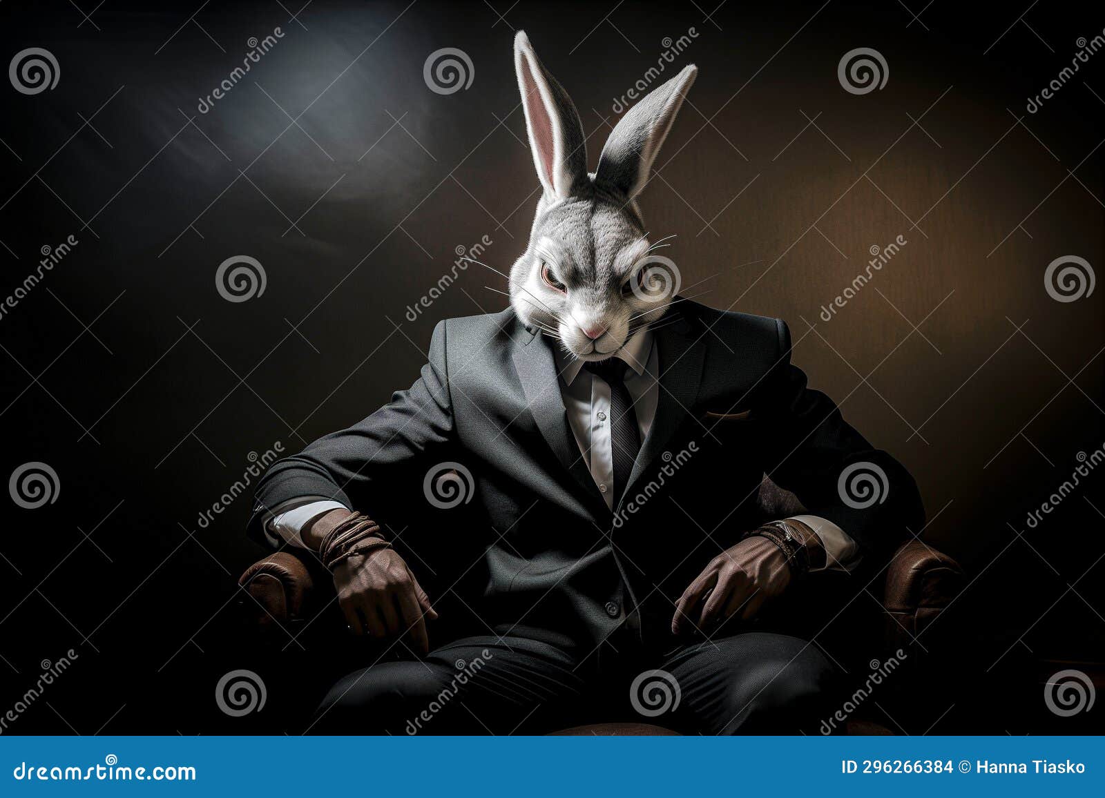 Rabbit Gangster Mascot Logo Design Vector Illustration | CartoonDealer ...