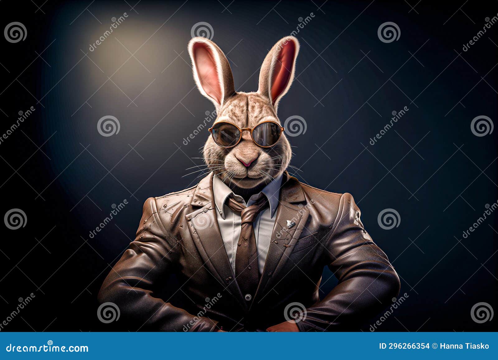 Rabbit Gangster Mascot Logo Design Vector Illustration | CartoonDealer ...