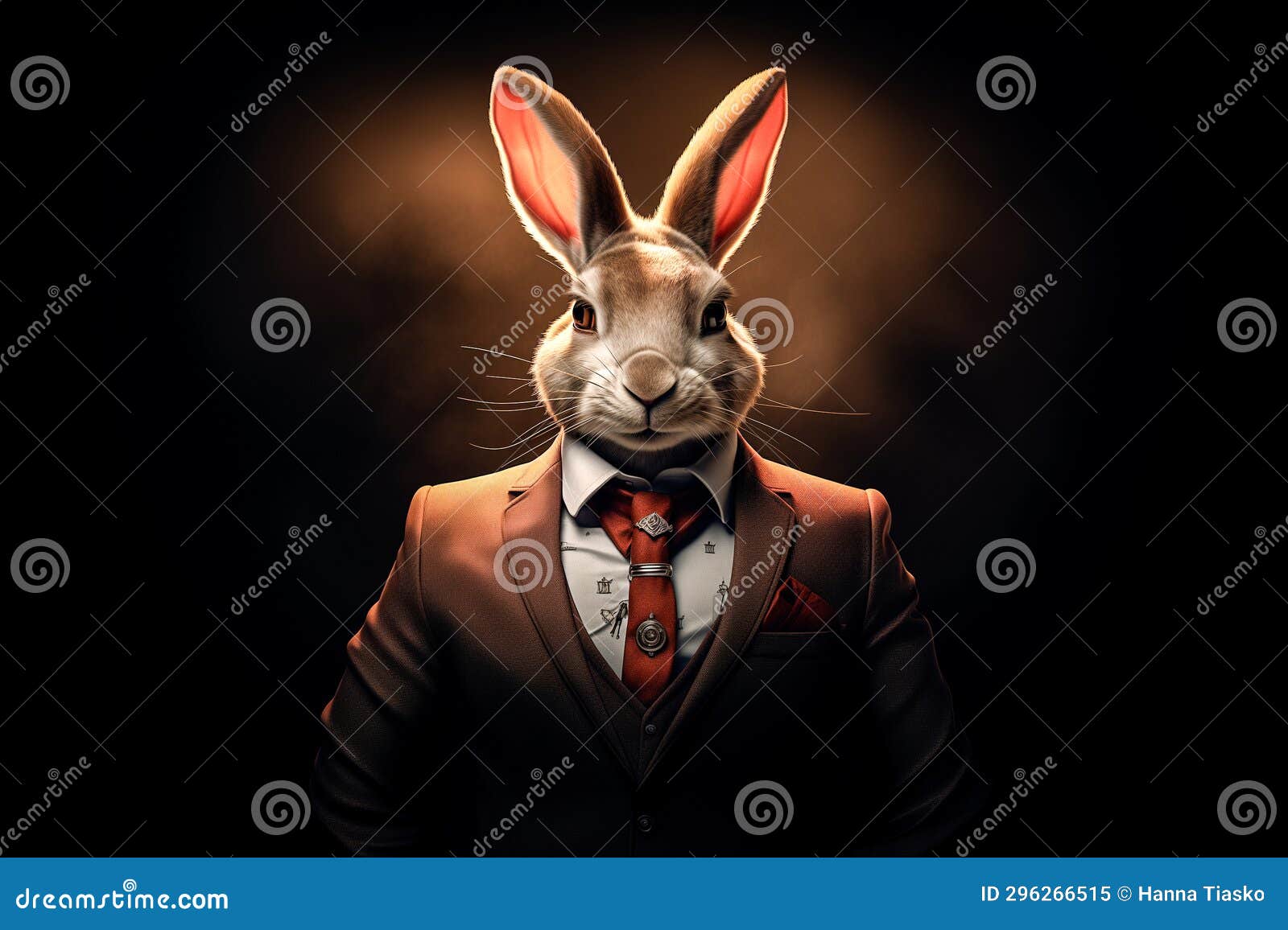 Mafioso rabbit stock illustration. Illustration of sketch - 296266515