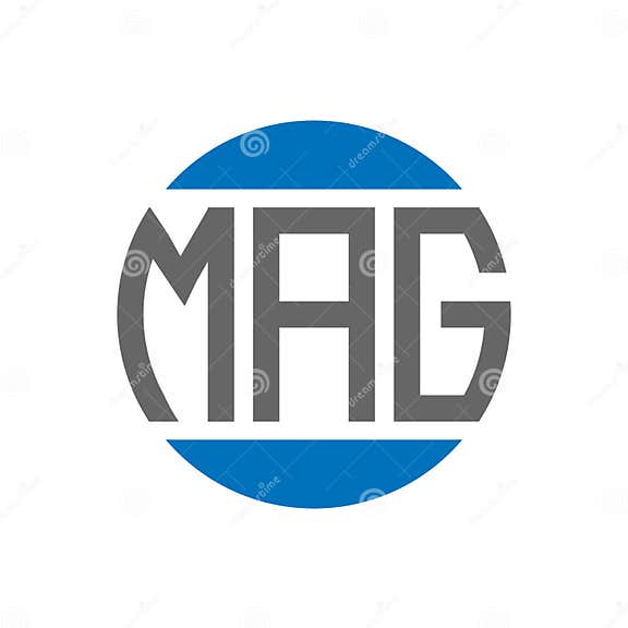 MAG Letter Logo Design on White Background. MAG Creative Initials ...